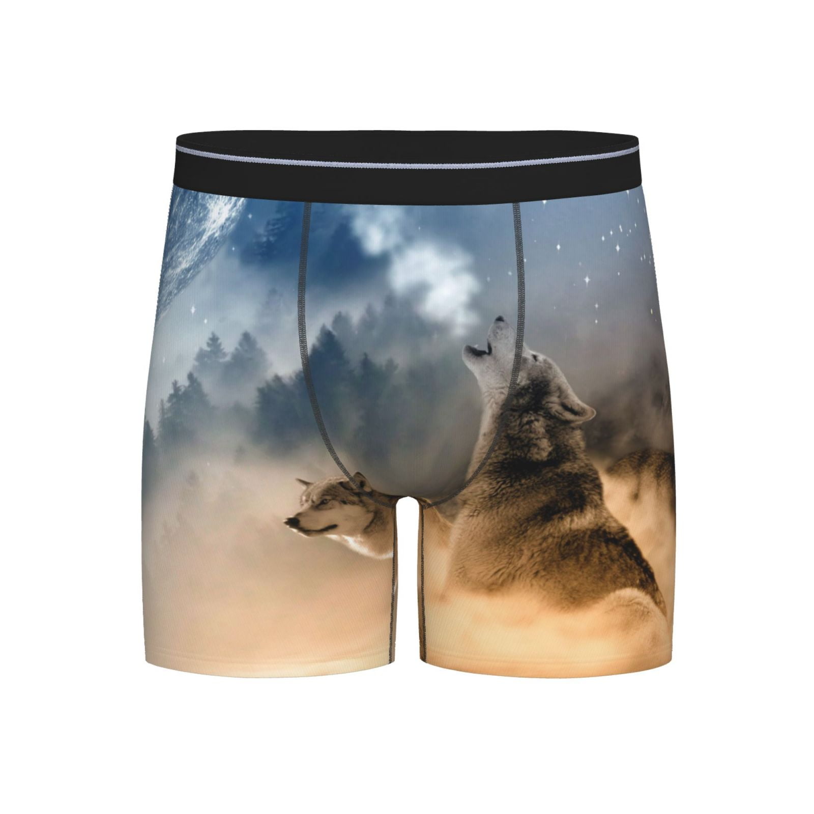 Wolf 1 Underwear For Men,Soft Boxer Briefs - Comfortable And Stylish ...