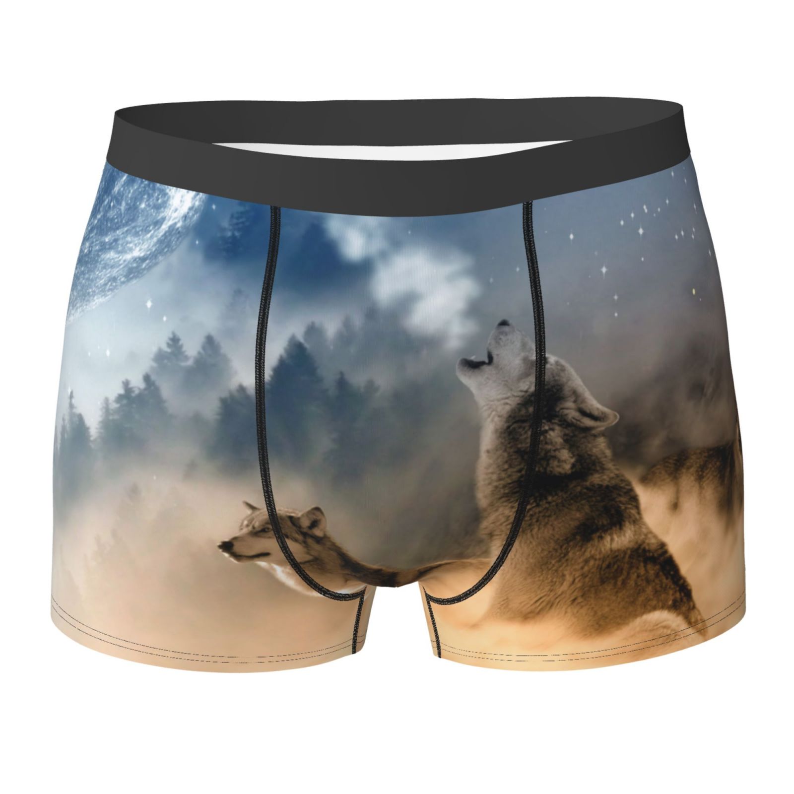 Wolf 1 Underwear For Men,Soft Boxer Briefs - Comfortable And Stylish ...