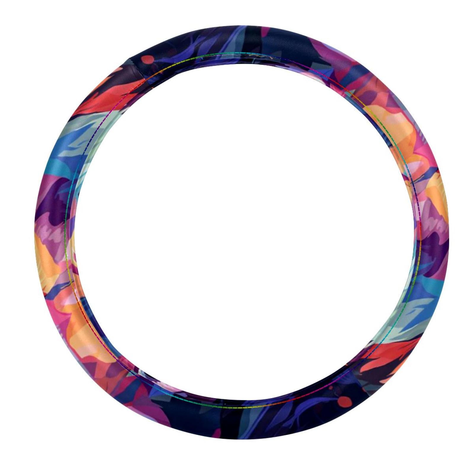 Wolf 14.5 Inch Printing PVC Leather Car Wheel Cover Auto Accessories ...