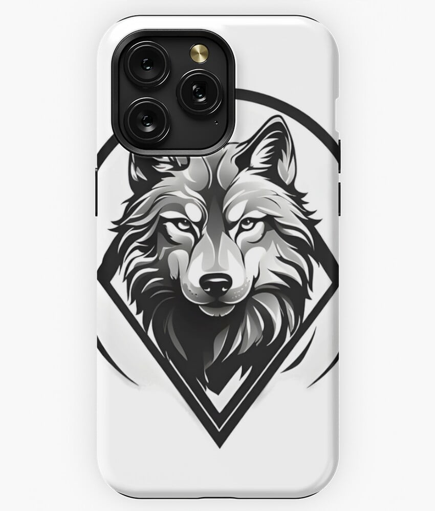 Wolf Abstract Nature Wild Animal G373 Phone Case for iPhone17 16 15 14 ...