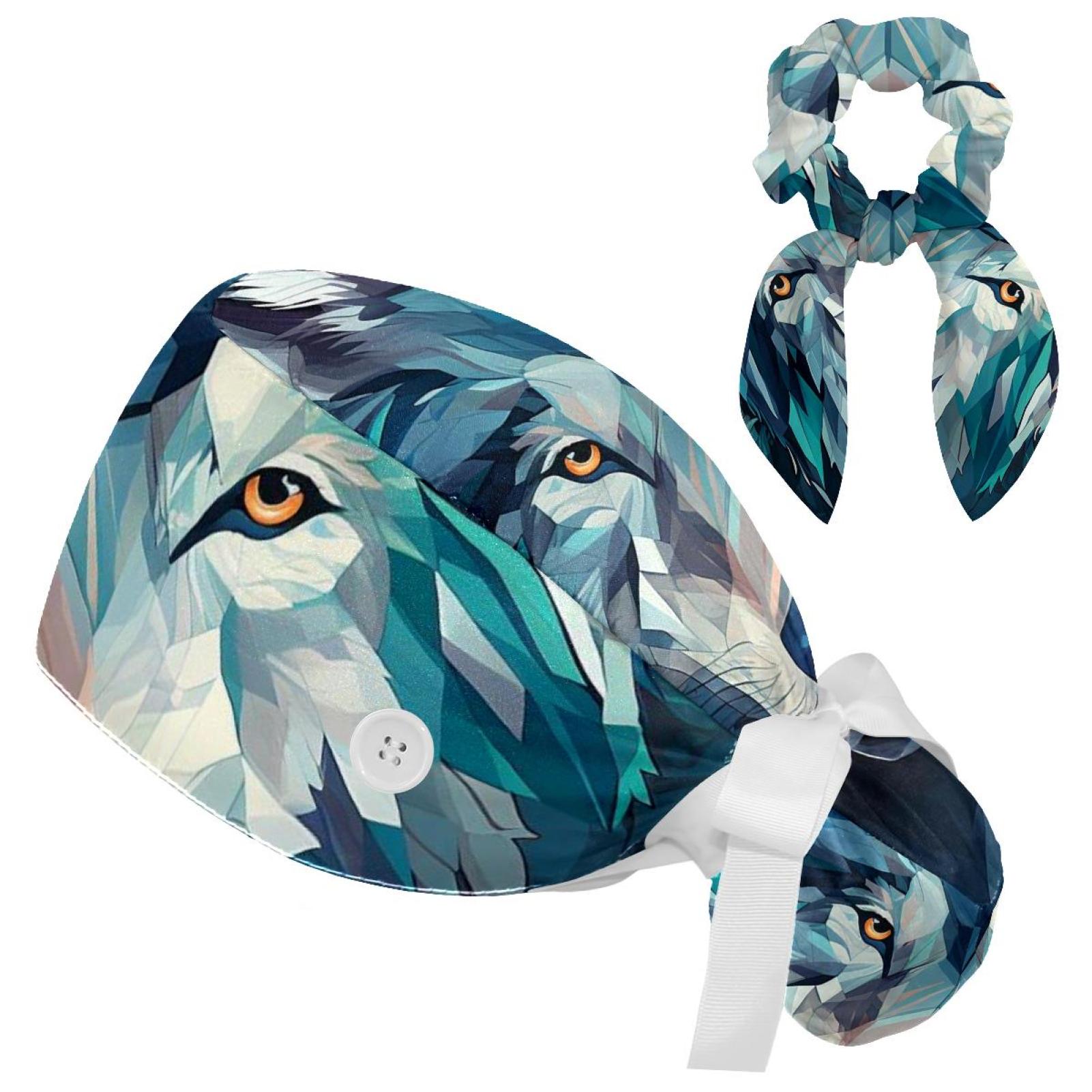 Wolf Adjustable Bouffant Cap Hat Working Cap - Walmart.com