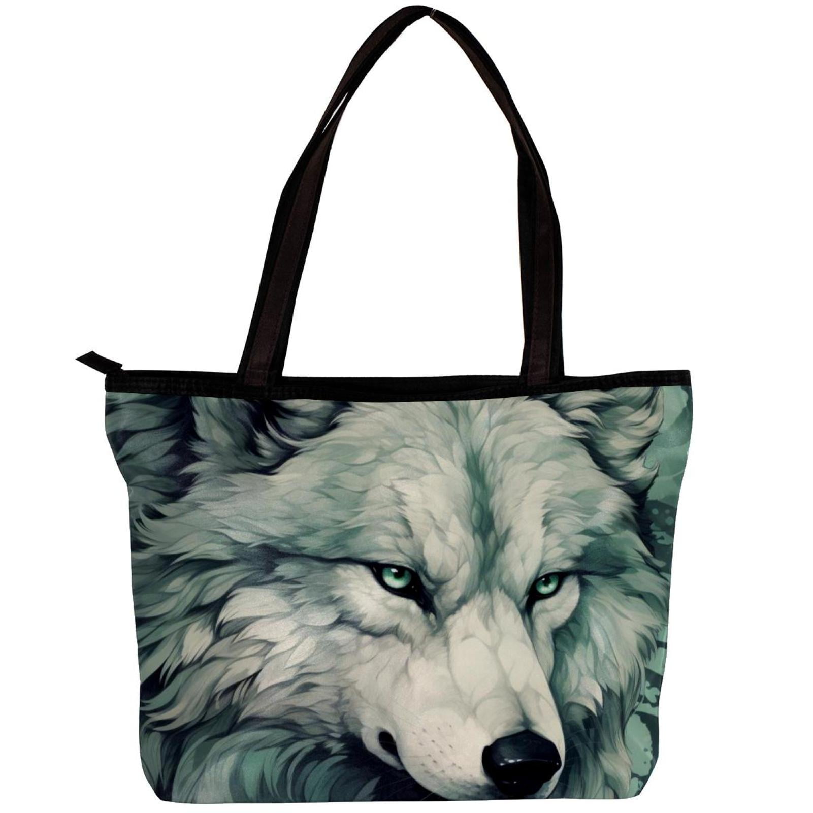 Wolf Animal Cartoon Handbags Fashion Women Portable Shoulder Ladies ...