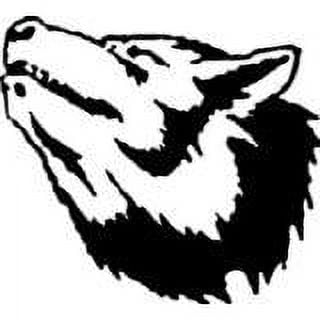 Wolf Animal Picture Art - Kids Boys Bedroom ? Peel & Stick Sticker ...