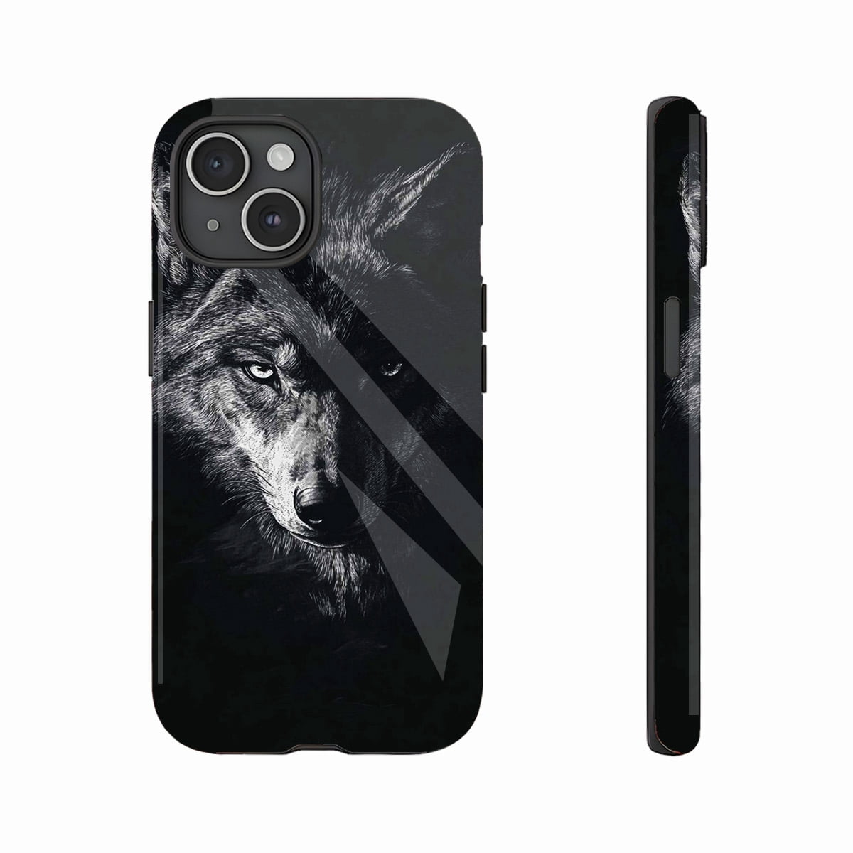 Wolf Art Phone Case Edgy Mysterious Design For Men Women Who Love Wild ...