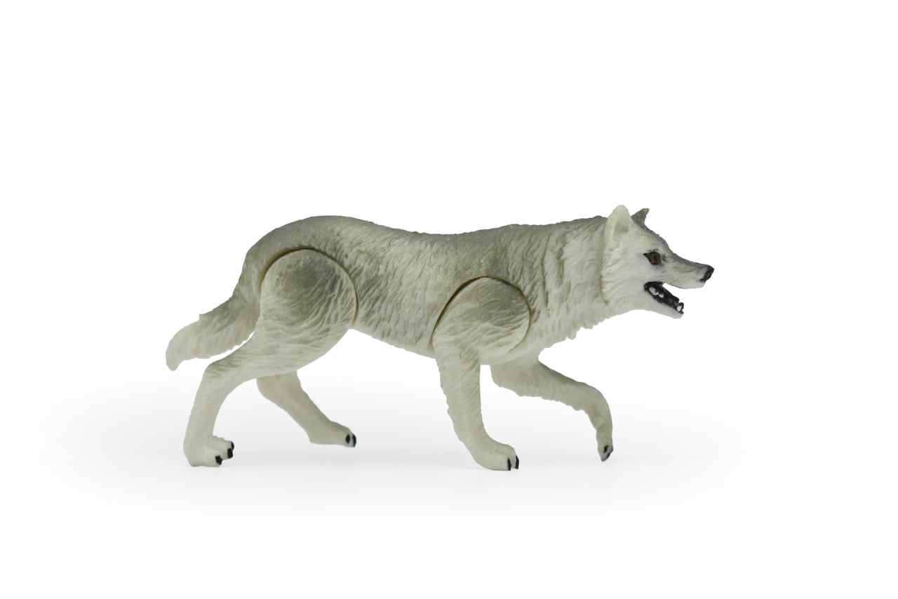 Wolf, Artic, Moveable Legs, Museum Quality, Realistic, Plastic, Animal ...