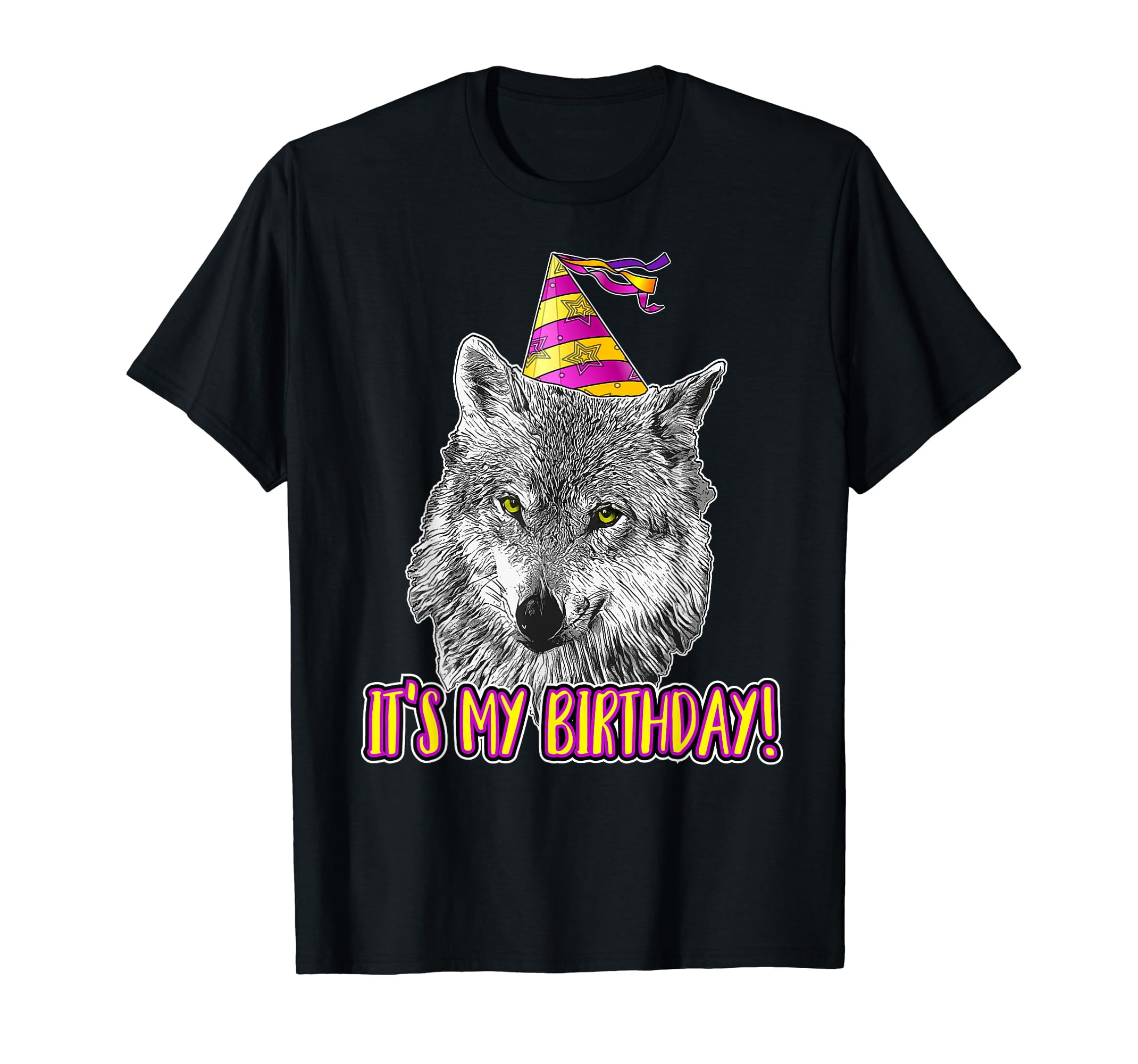 Wolf Birthday Themed Party Wolves Theme Wolf Lover T-Shirt - Walmart.com