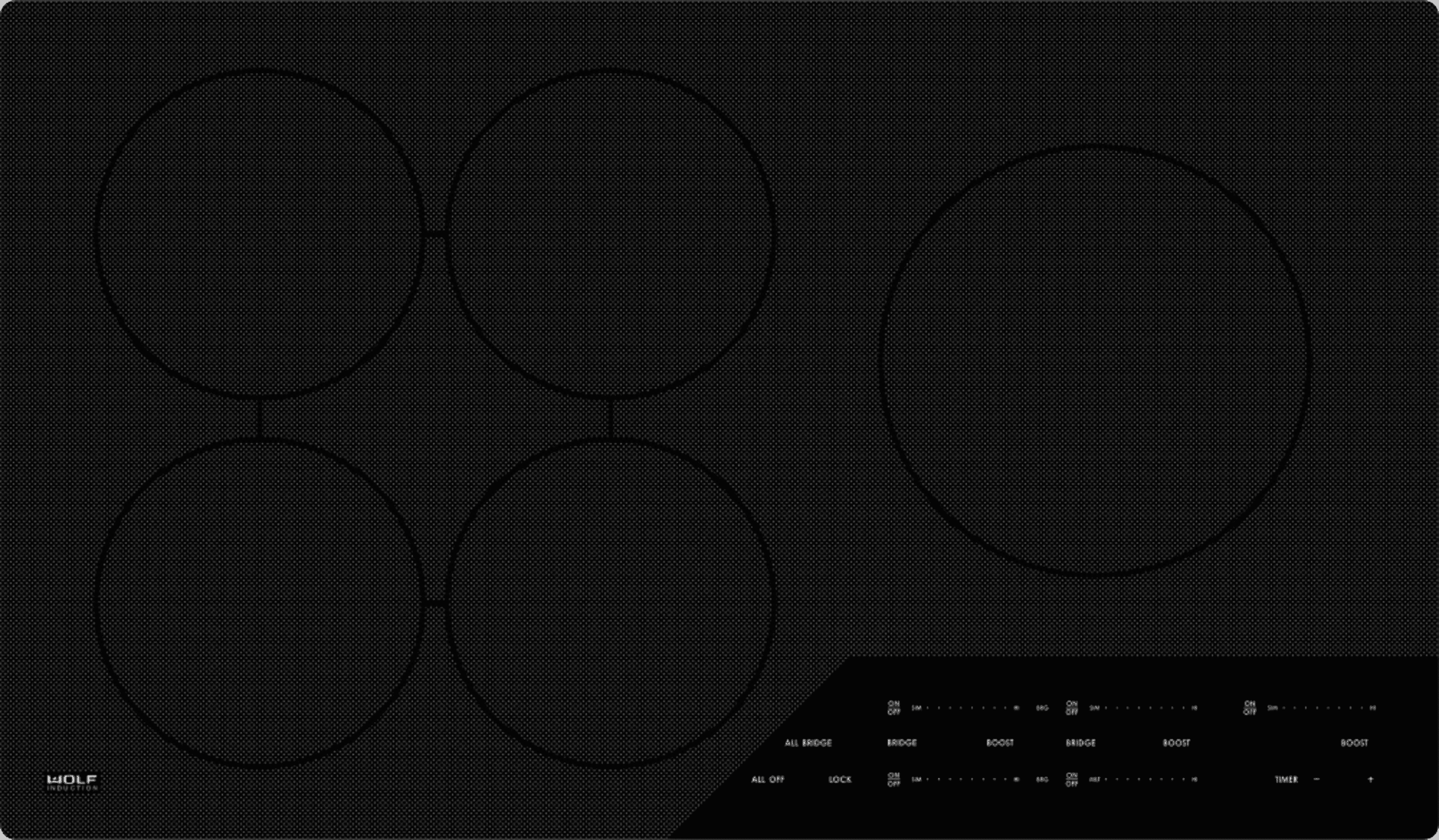 Wolf CI365C/B 36 Inch Induction Cooktop with 5 Cooking Zones - Walmart.com