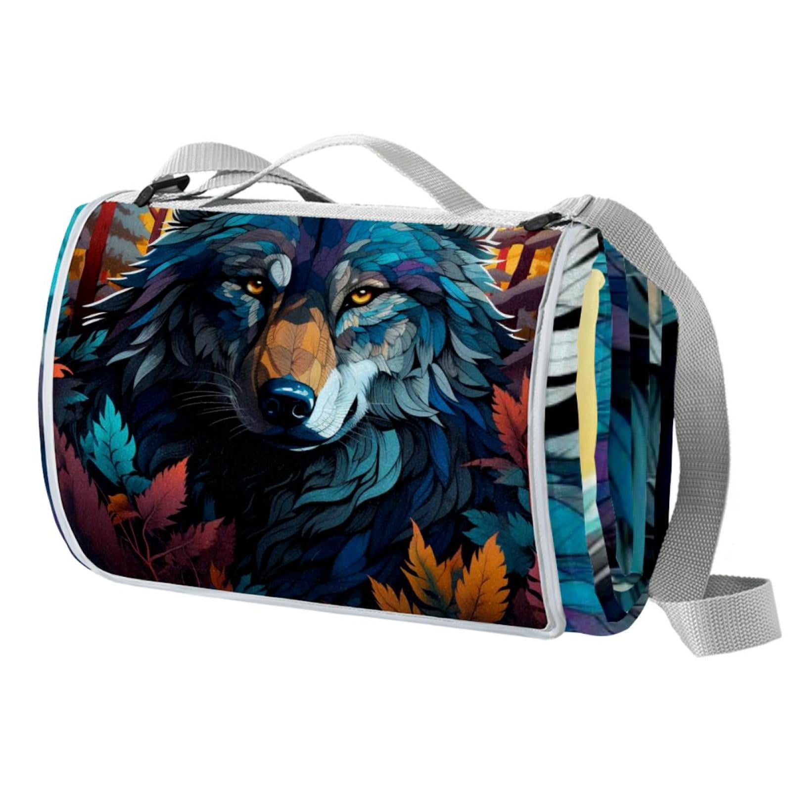 Wolf Canvas Picnic Blanket Waterproof and Foldable - Extra Large ...