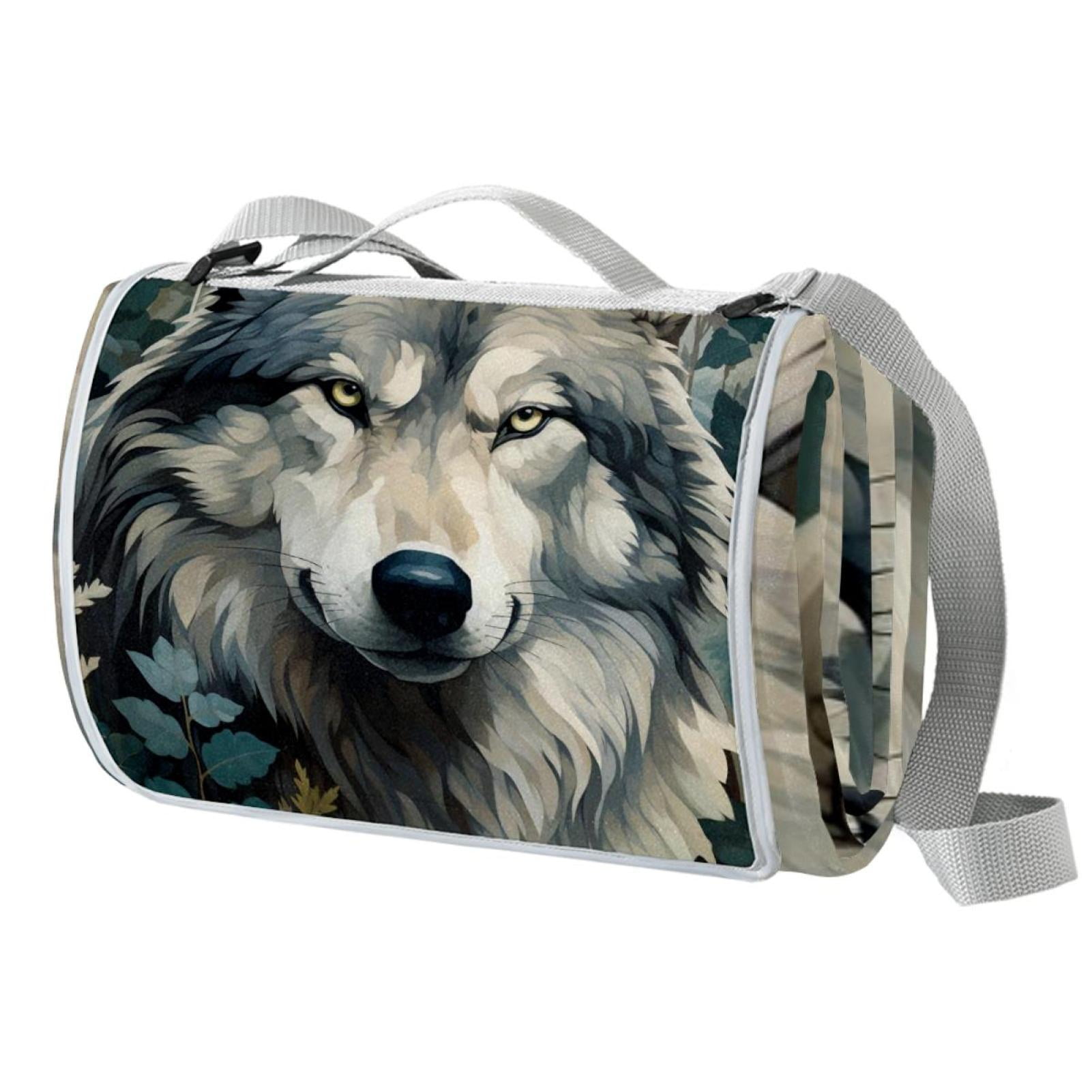 Wolf Canvas Picnic Blanket Waterproof and Foldable - Extra Large ...