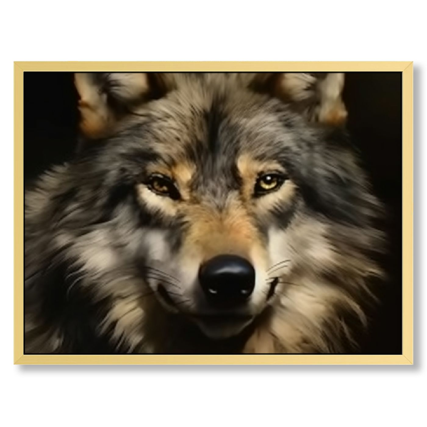Wolf Canvas Wolf and Pictures Wildlife Animals Artwork Large Living ...