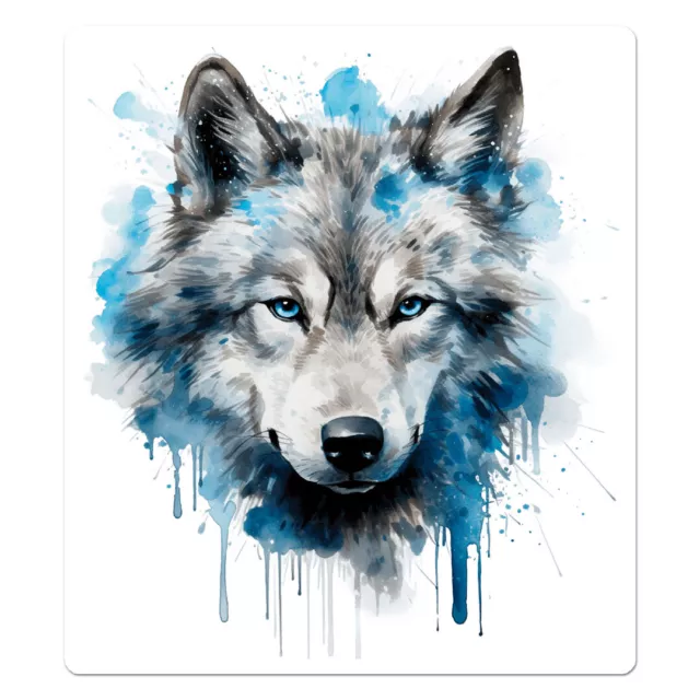 Wolf Coyote Head Sticker Phone Decal Water Bottle Stickers Car Decals ...
