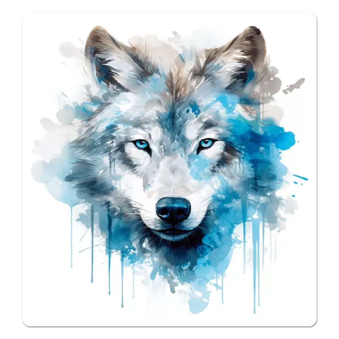 Wolf Coyote Head Sticker Phone Decal Water Bottle Stickers Car Decals ...