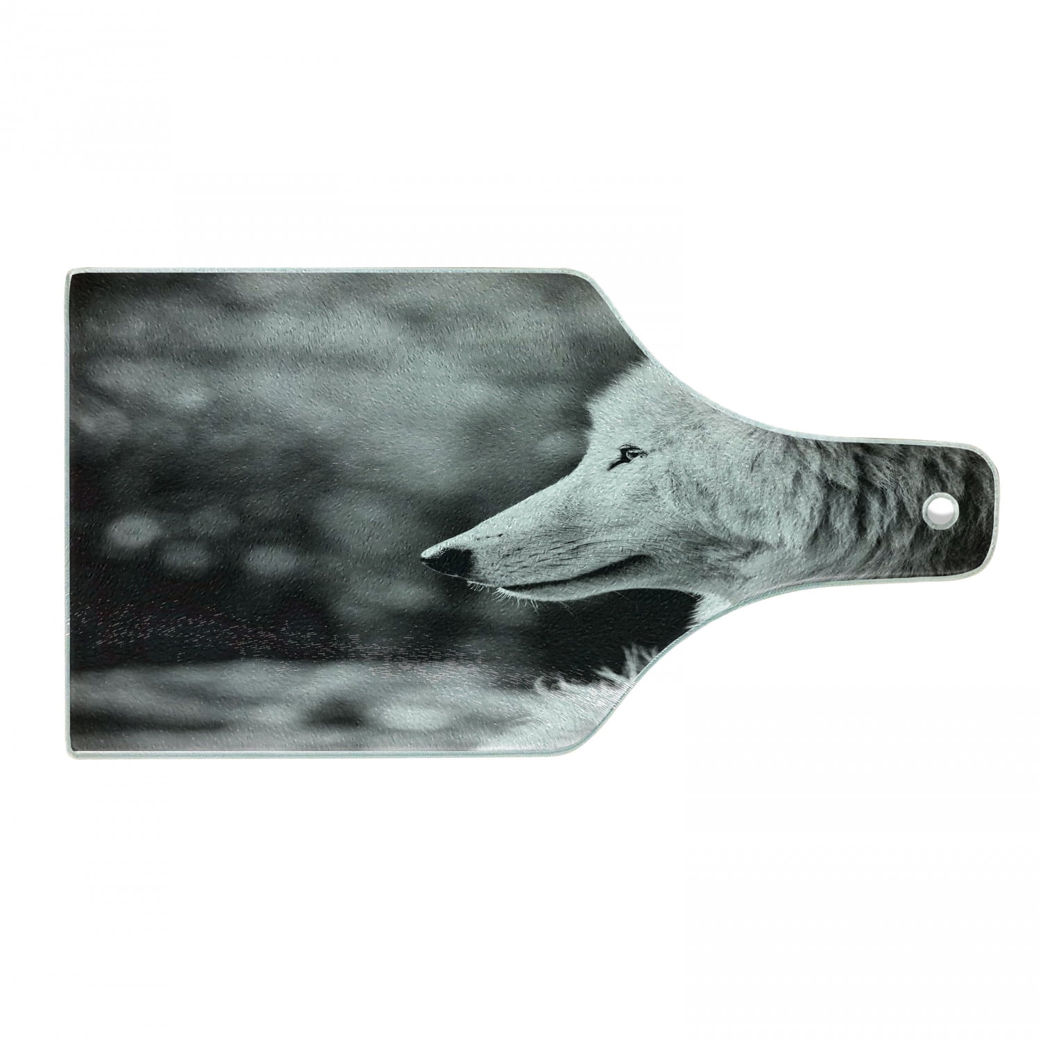 Wolf Cutting Board, Animal Profile Portrait in the Nature Wildlife ...