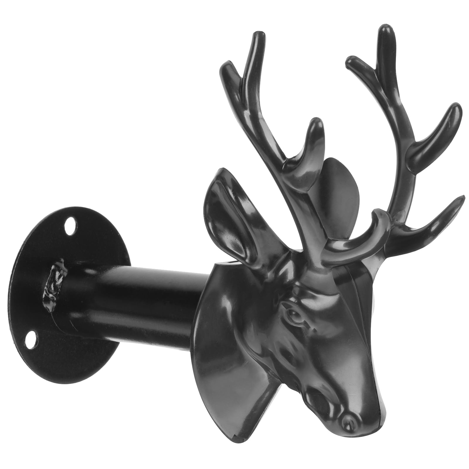 GOOHOCHY Creative Deer Head Hanger with Iron Antler Design for Wall ...