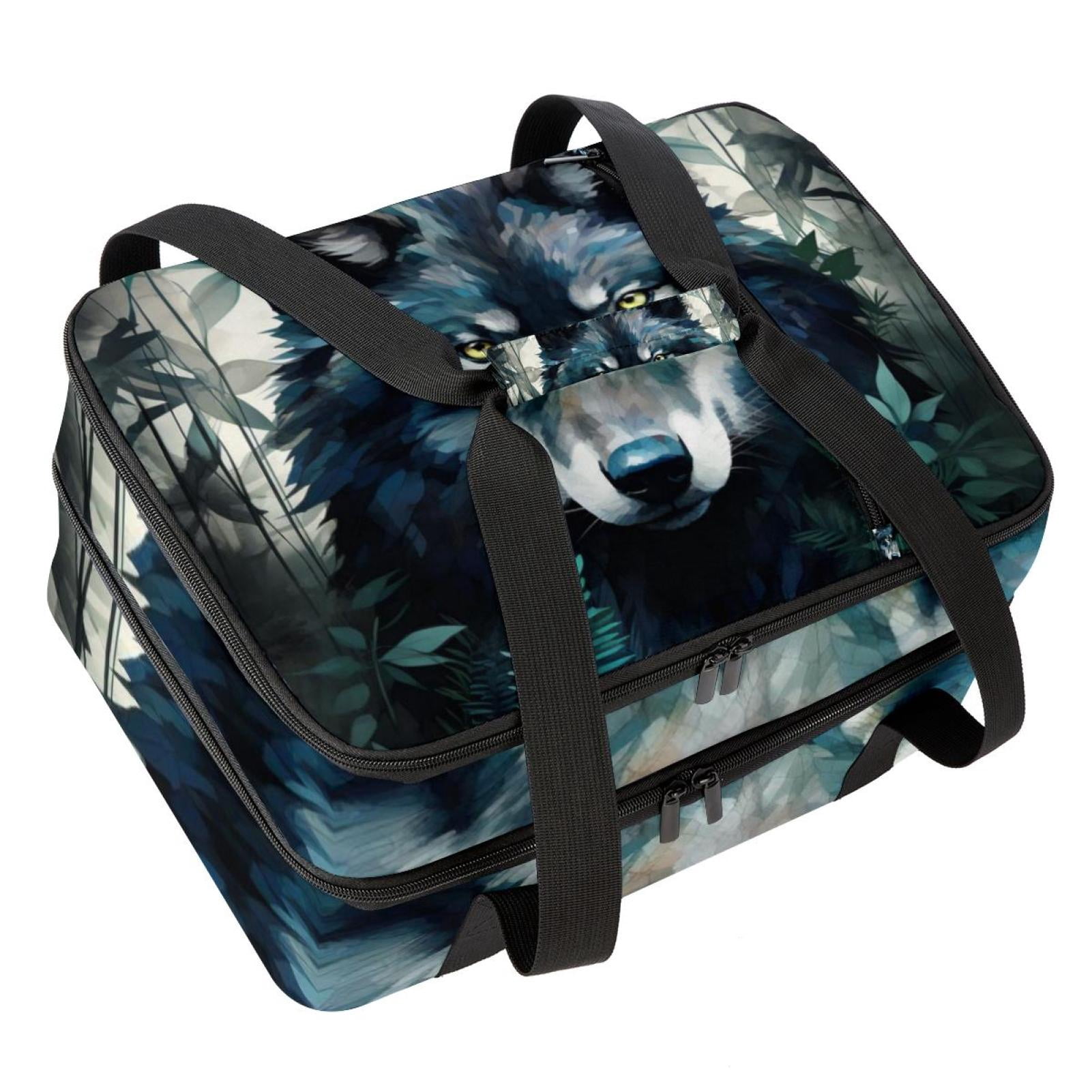 Wolf Double Layered Insulated Refrigerated Lunch Bag with Large ...