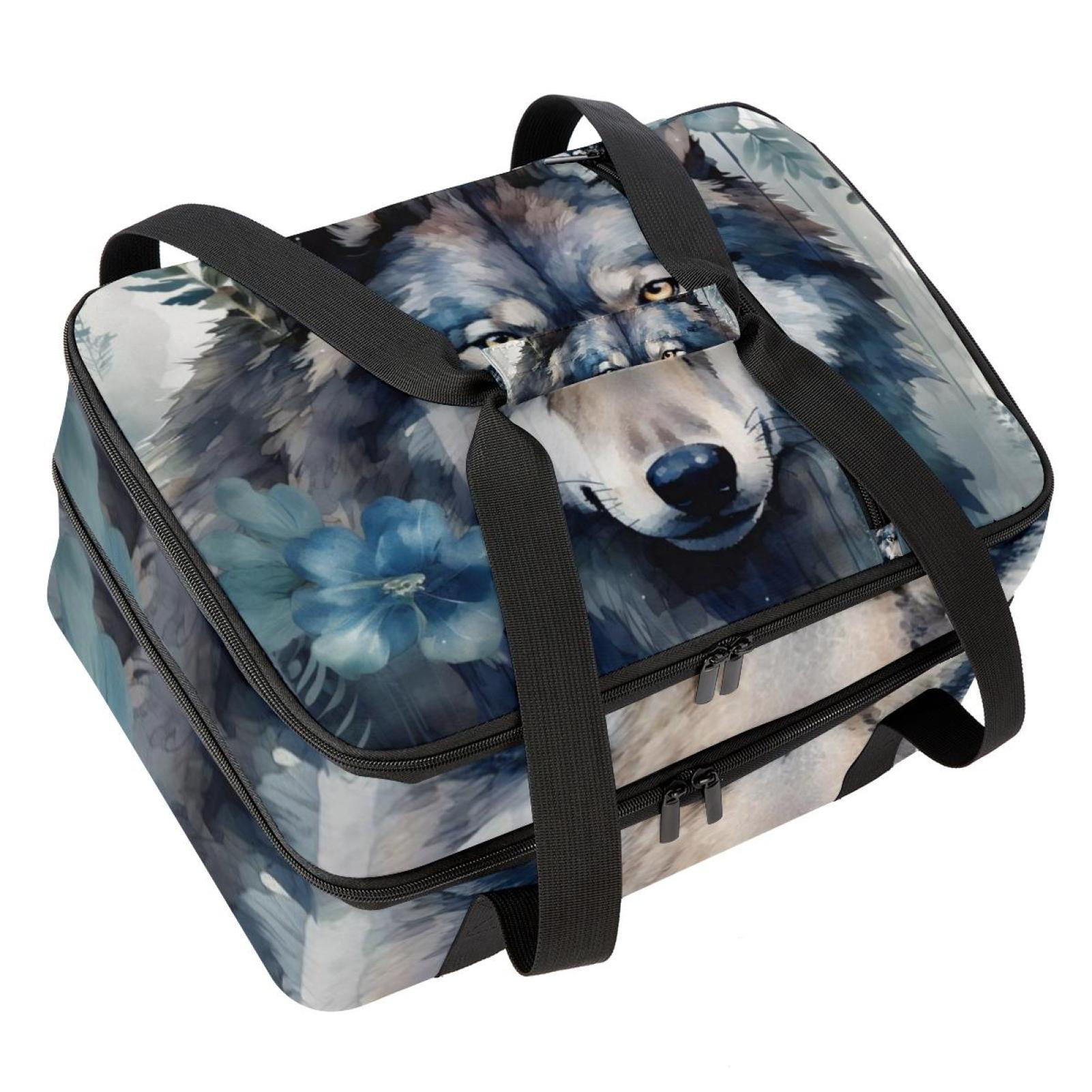 Wolf Double Layered Insulated Refrigerated Lunch Bag with Two ...