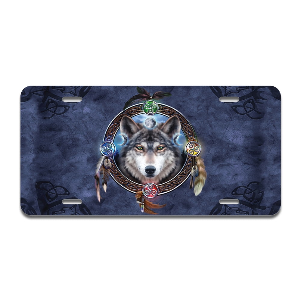 Wolf License Plate