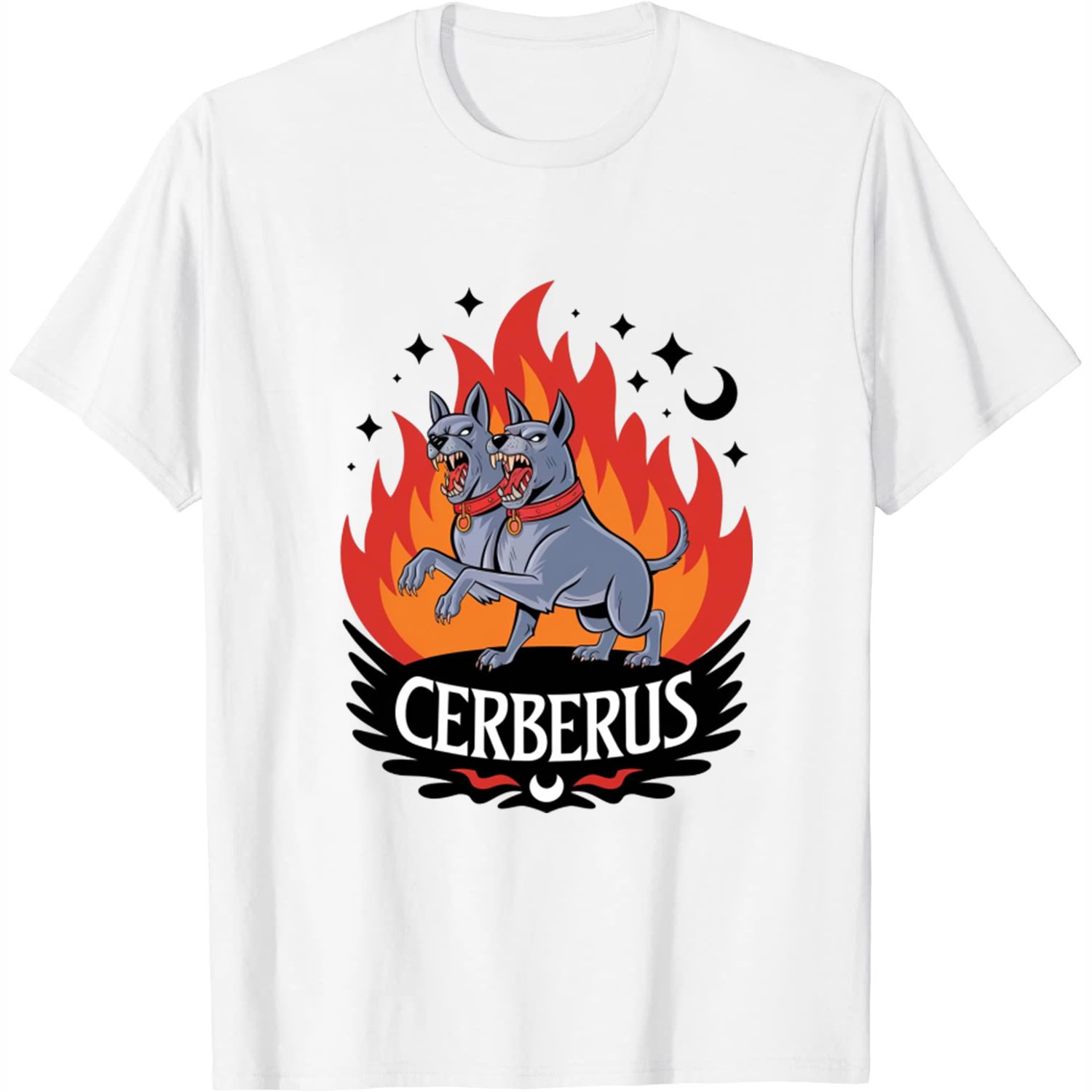 Wolf Enthusiast Gifts CERBERUS Cute Halloween Funny Witch Sweatshirt ...