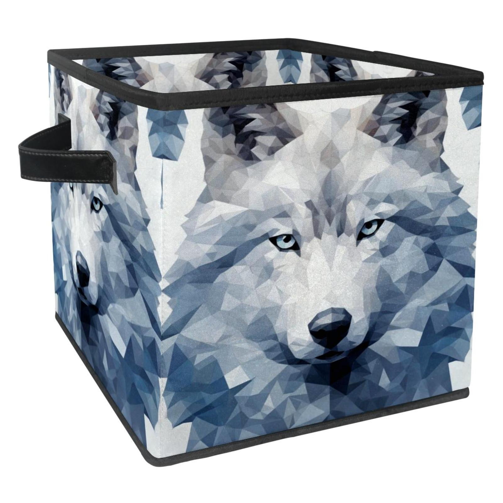 Wolf Foldable Cube Organizer with Handle, 10.8"x10.5"x10.6", Large ...