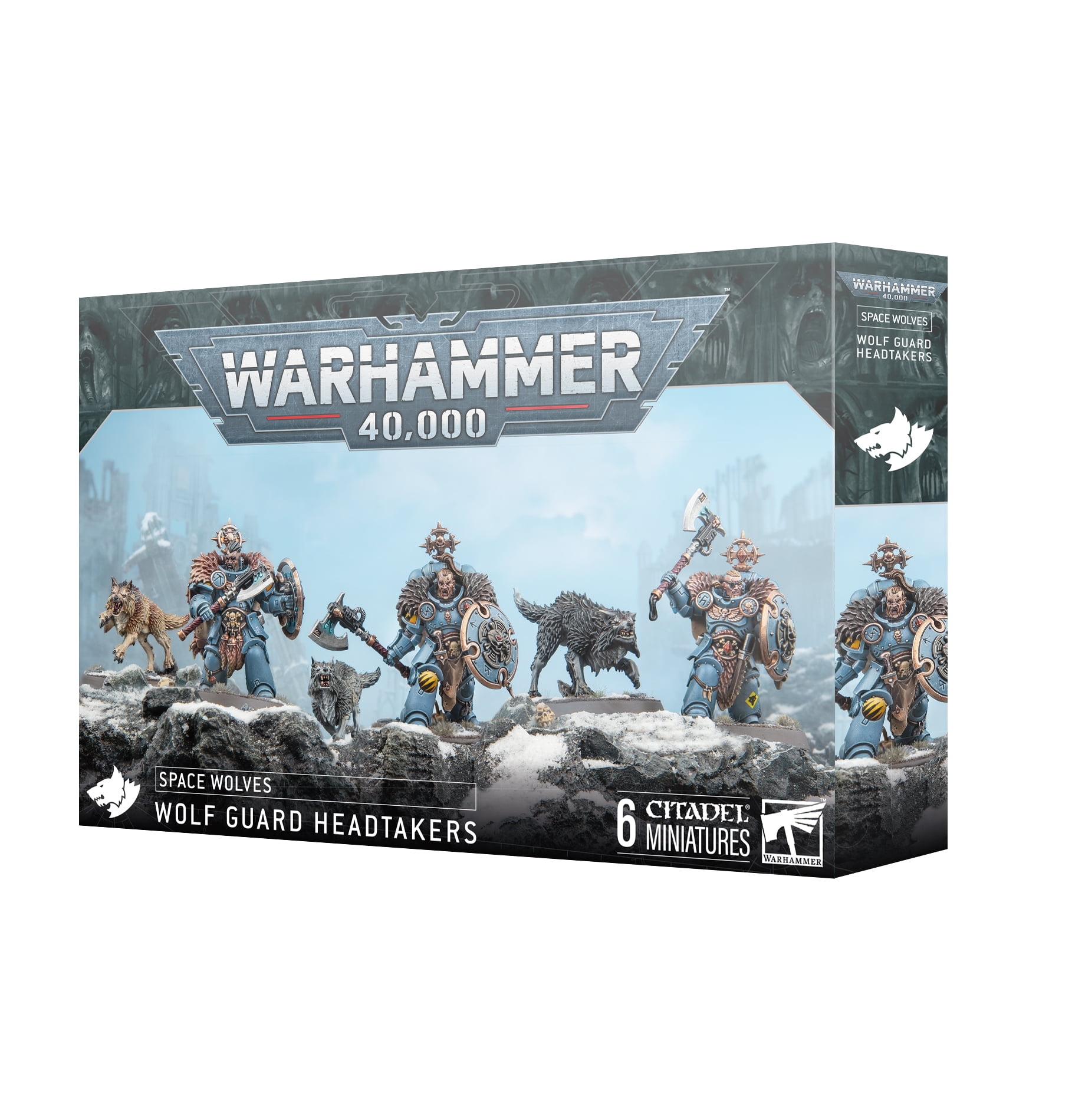 Warhammer 40k Space Wolves Wolf Guard Headtakers - Walmart.com