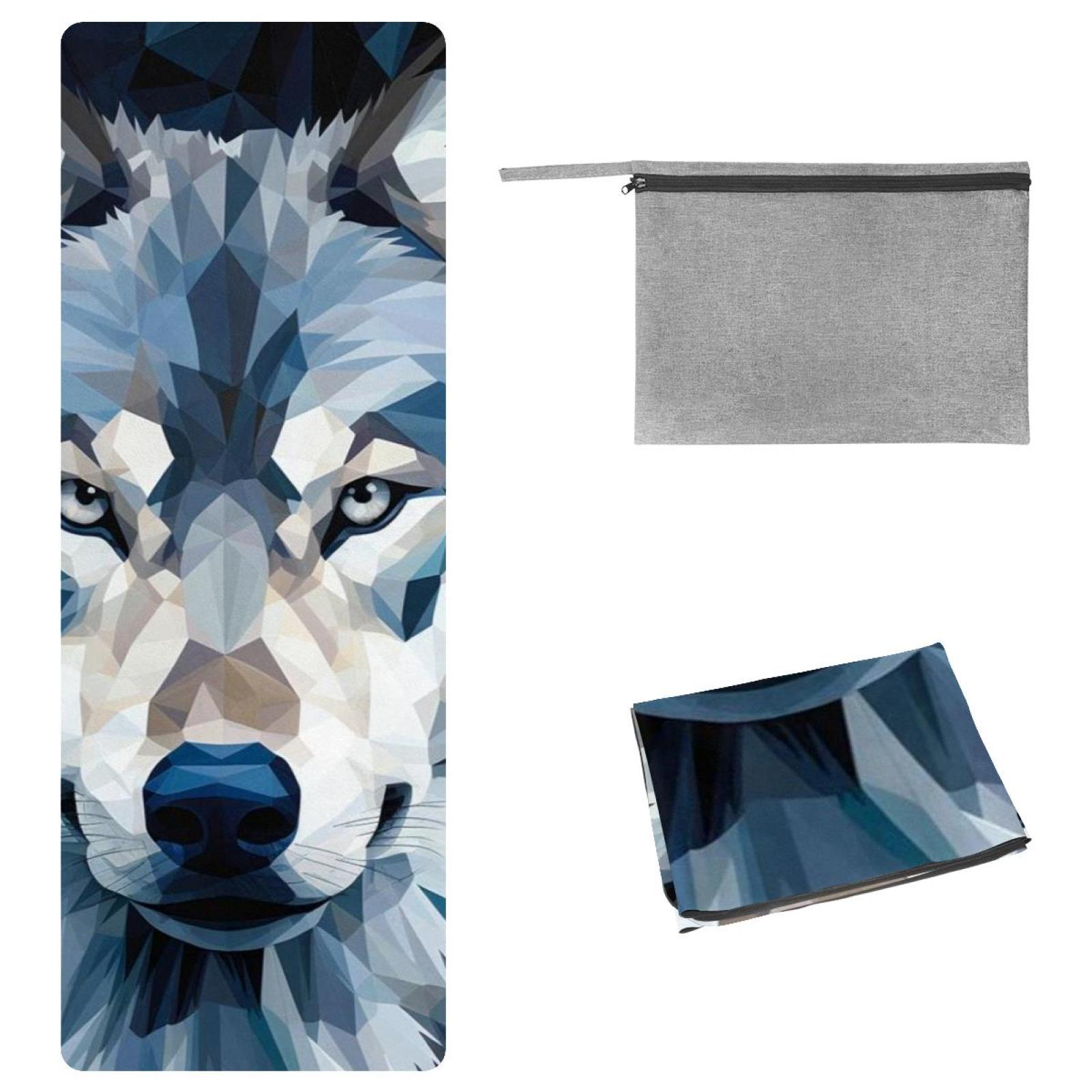 Wolf Gym Yoga Mat Towel with Storage Bag, 72.8"x26.8" - Pilates ...