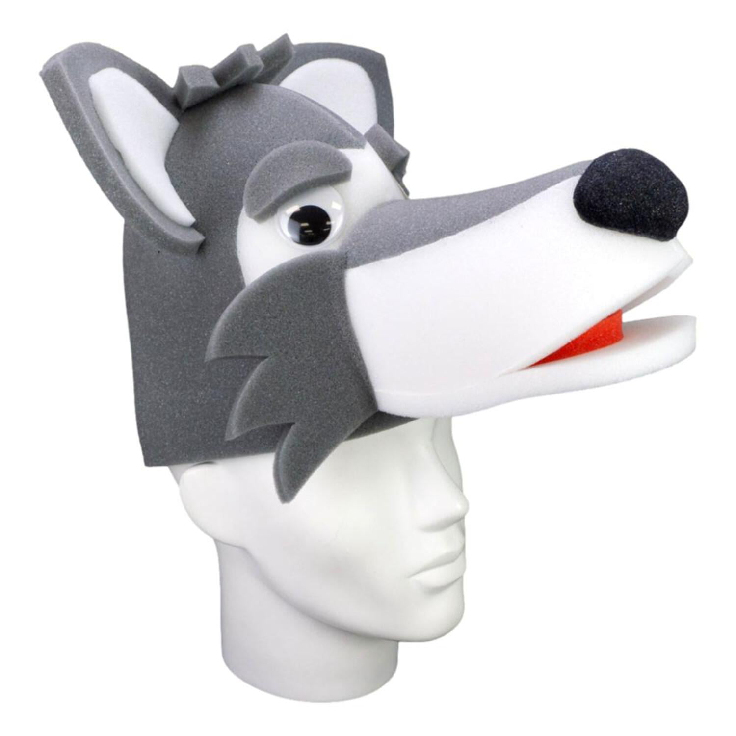 Wolf Hat - Wolf Lover Gift Hat - Wolf Costume Hat - Handmade Wolf Hat ...