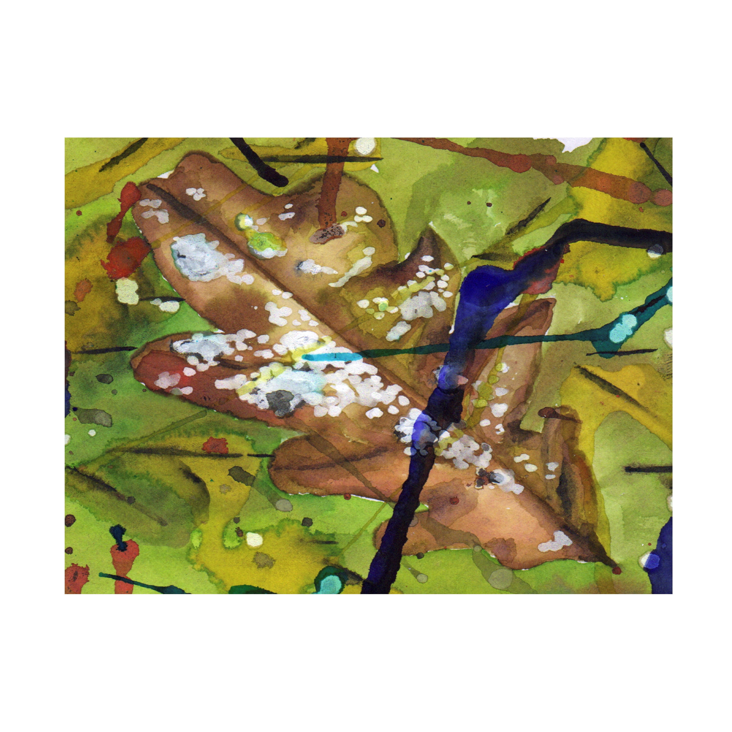 Wolf Heart Illustrations 'Leaf Expression' Canvas Art - Walmart.com