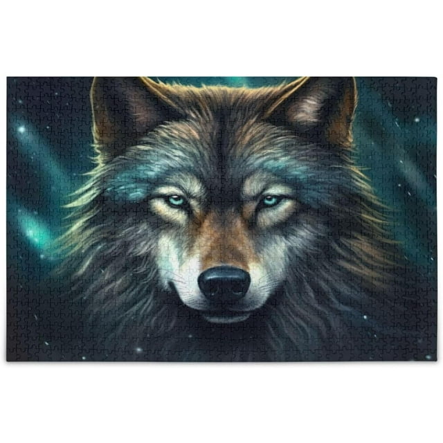 Wolf Jigsaw Puzzles 1000 PiecesPuzzles for Adults Family Game ...