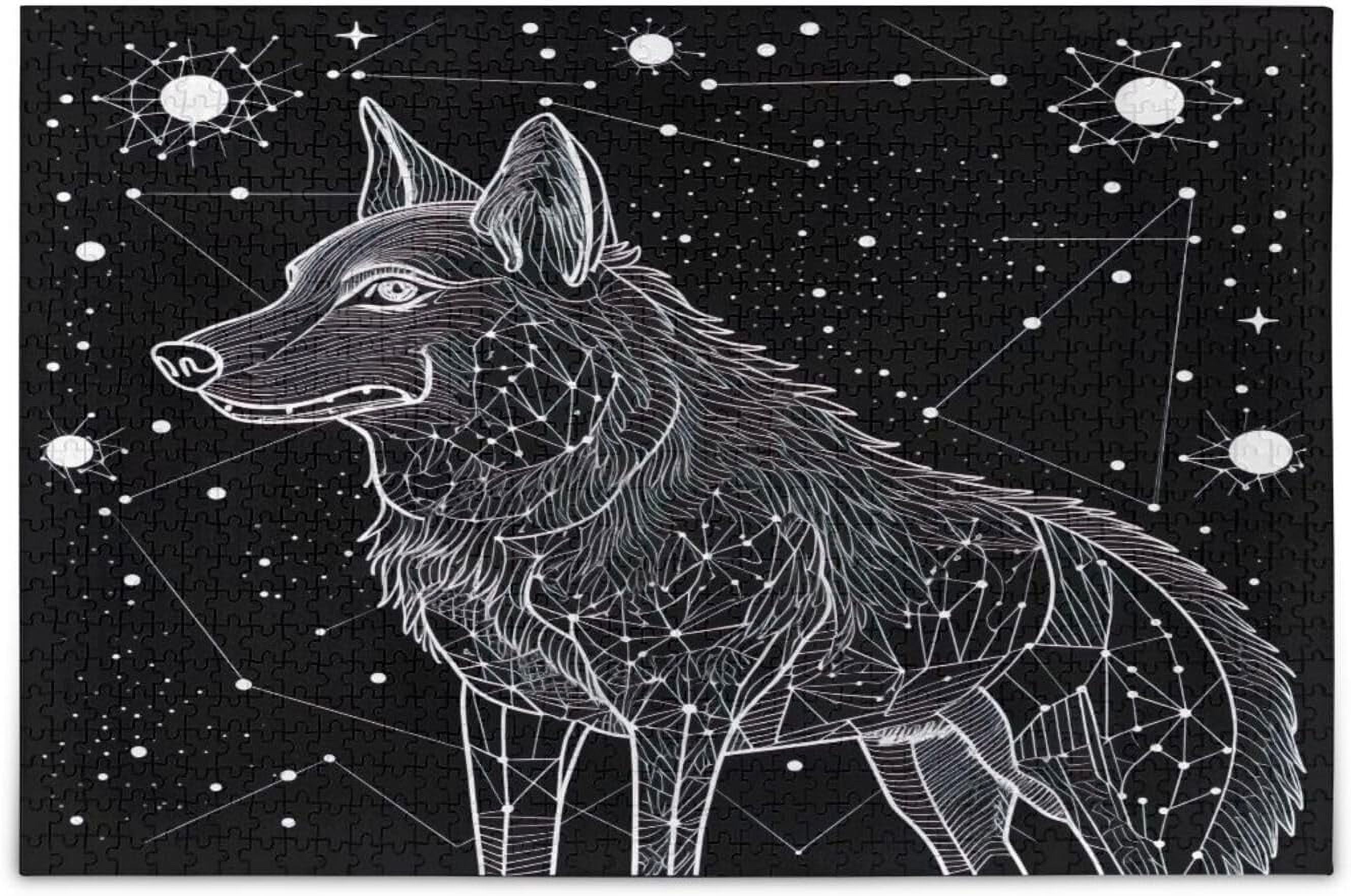Wolf Jigsaw Puzzles 1000 PiecesPuzzles for Adults Family Game ...
