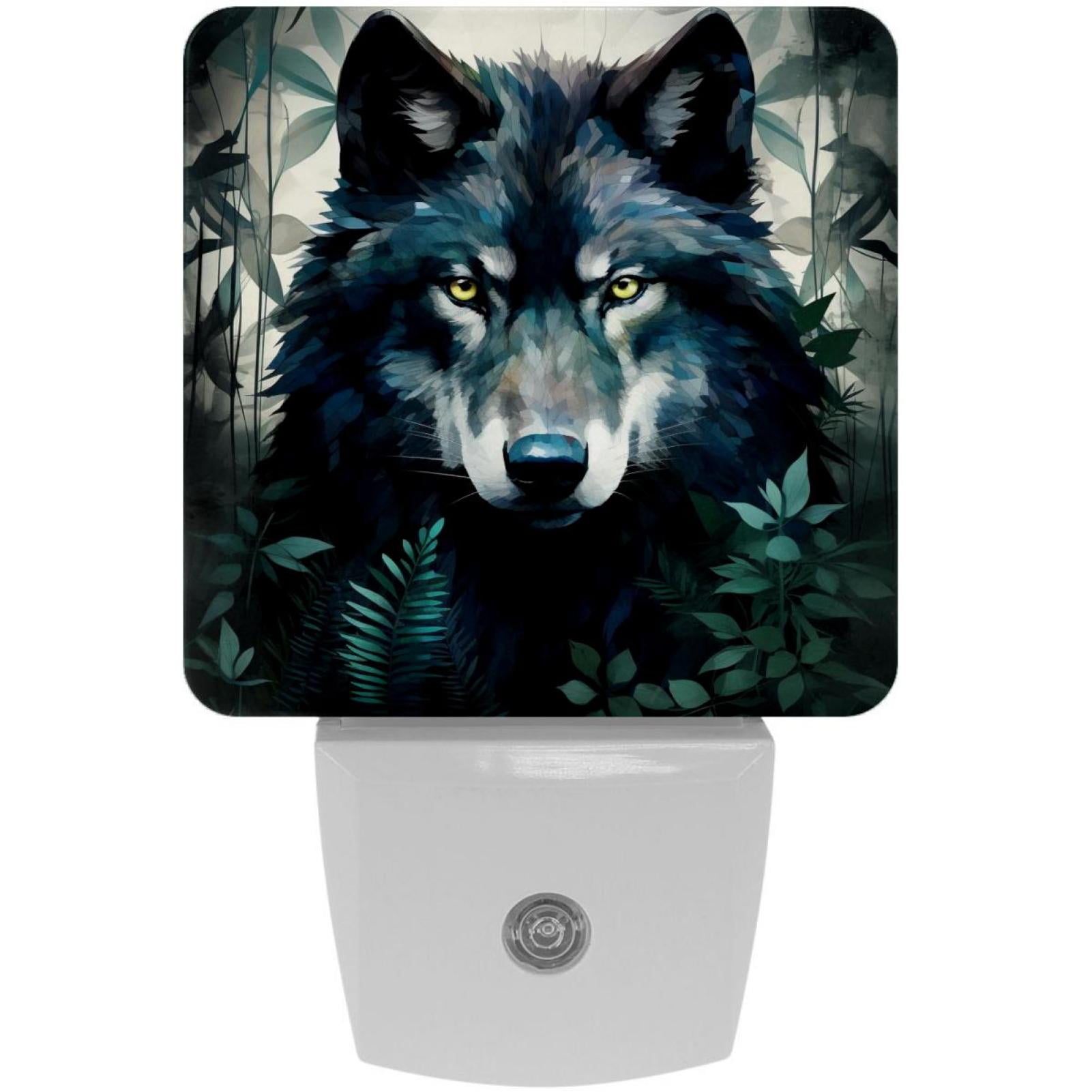 Wolf LED Square Night Light - Energy Efficient and Stylish Illumination ...