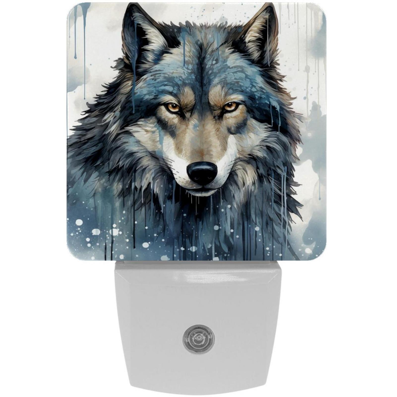 Wolf LED Square Night Light - Energy Efficient and Stylish Illumination ...