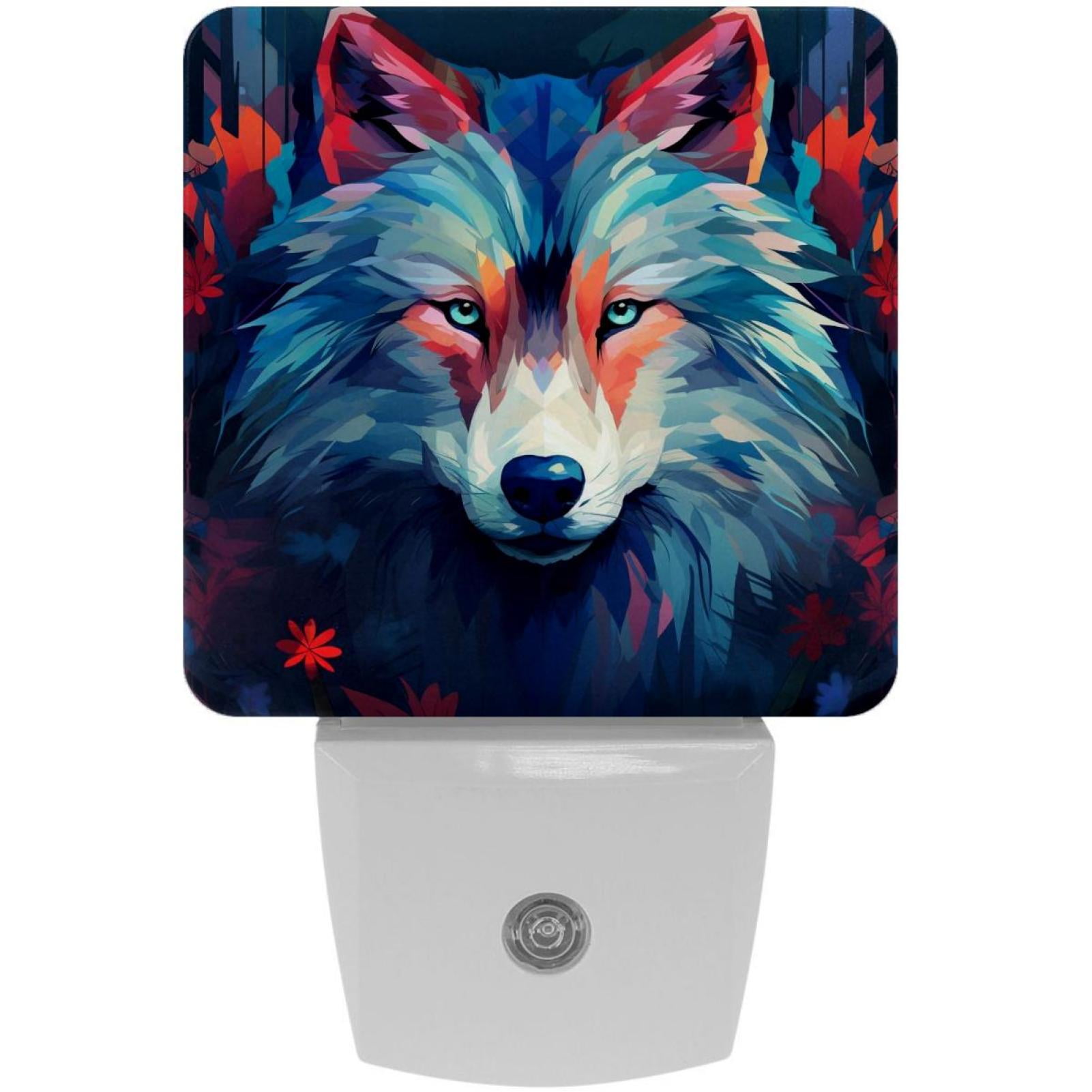 Wolf LED Square Night Light - Energy Efficient and Stylish Illumination ...