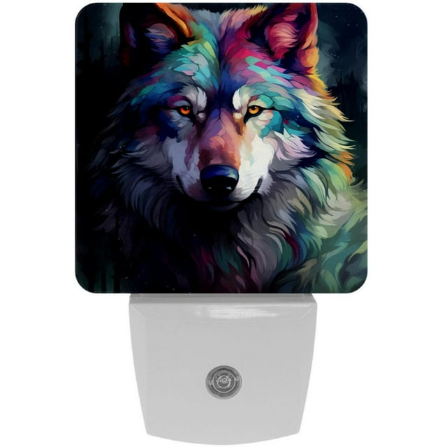 Wolf LED Square Night Lights - Compact and Multifunctional Illumination ...