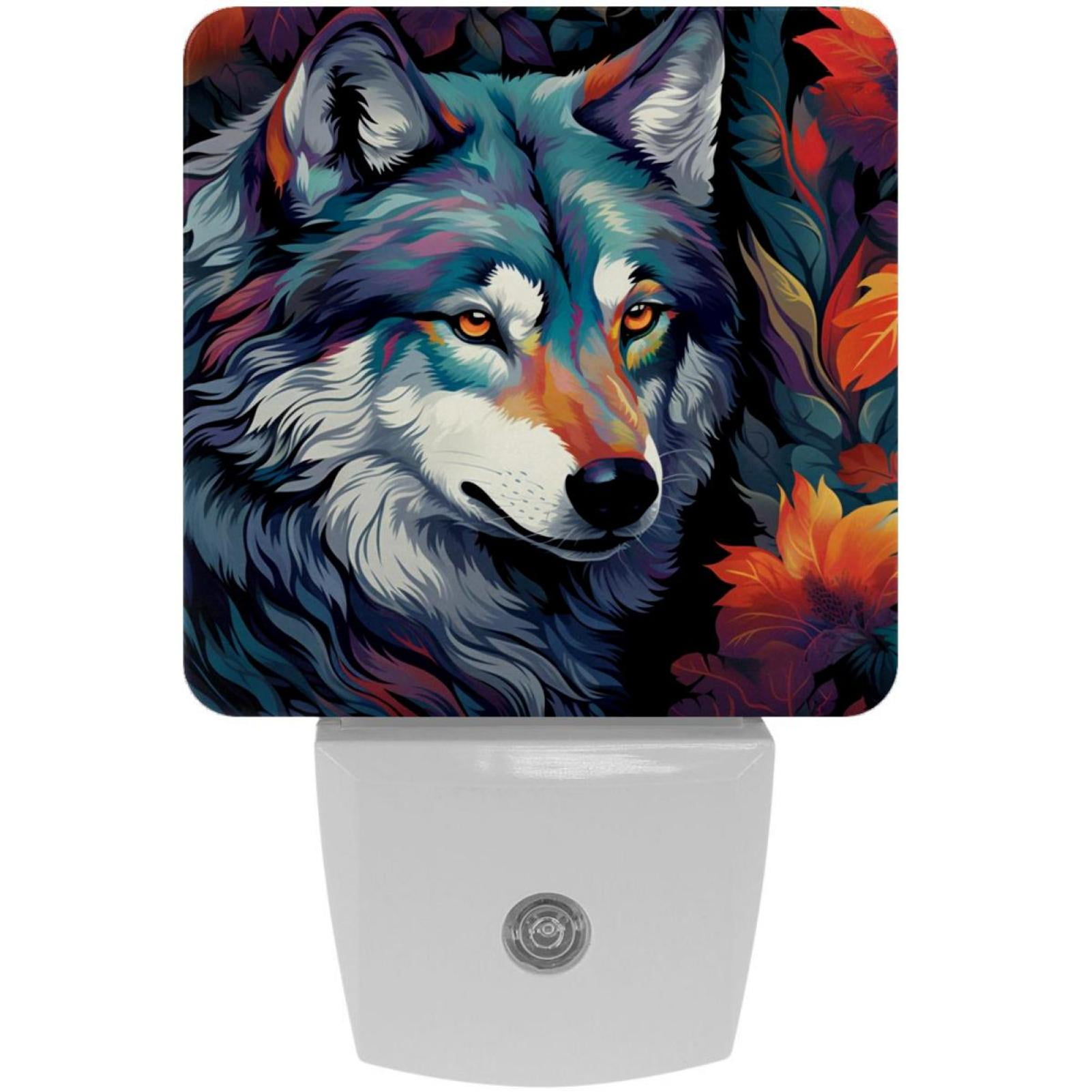 Wolf LED Square Night Lights - Compact and Multifunctional Illumination ...
