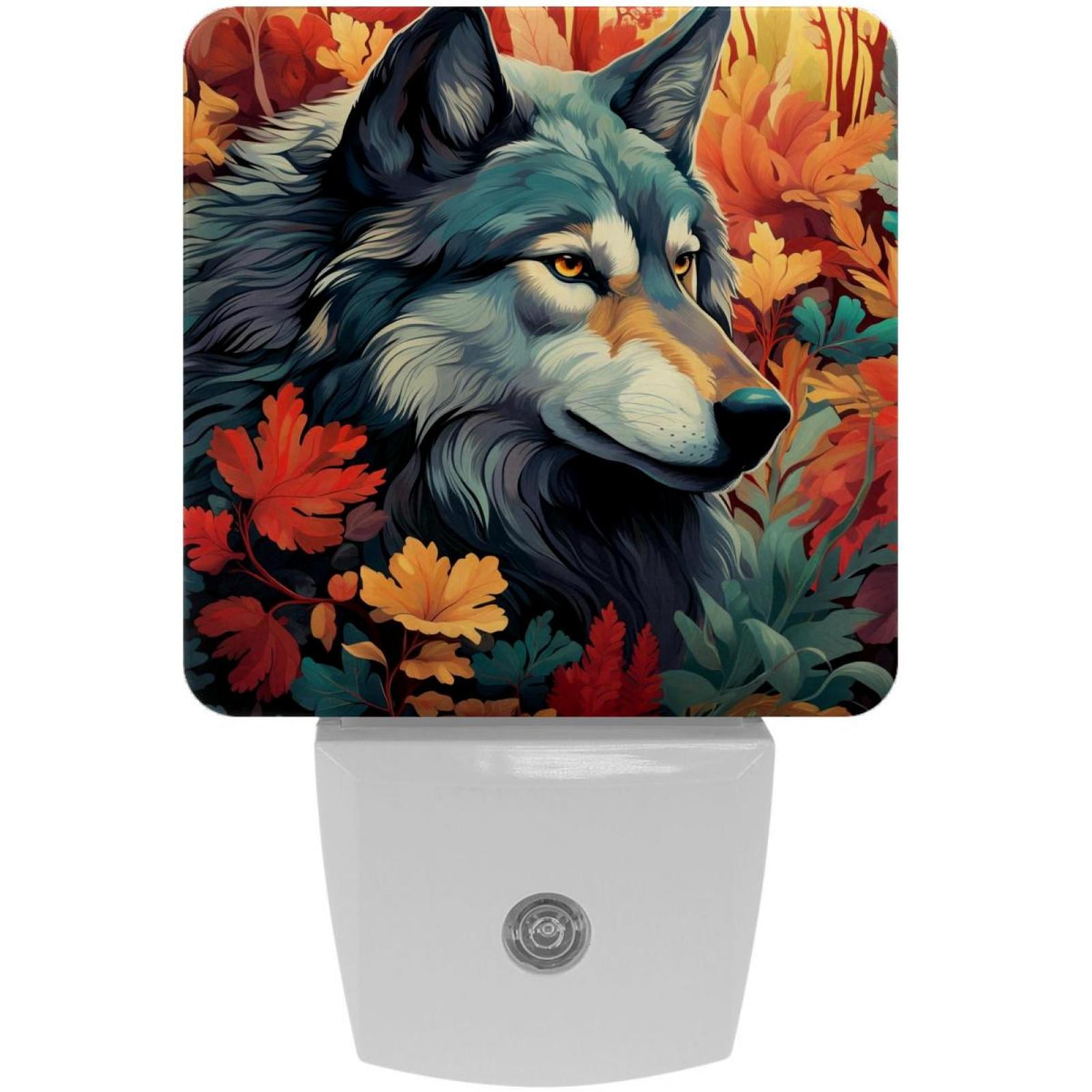 Wolf LED Square Night Lights - Energy Efficient and Contemporary Design ...