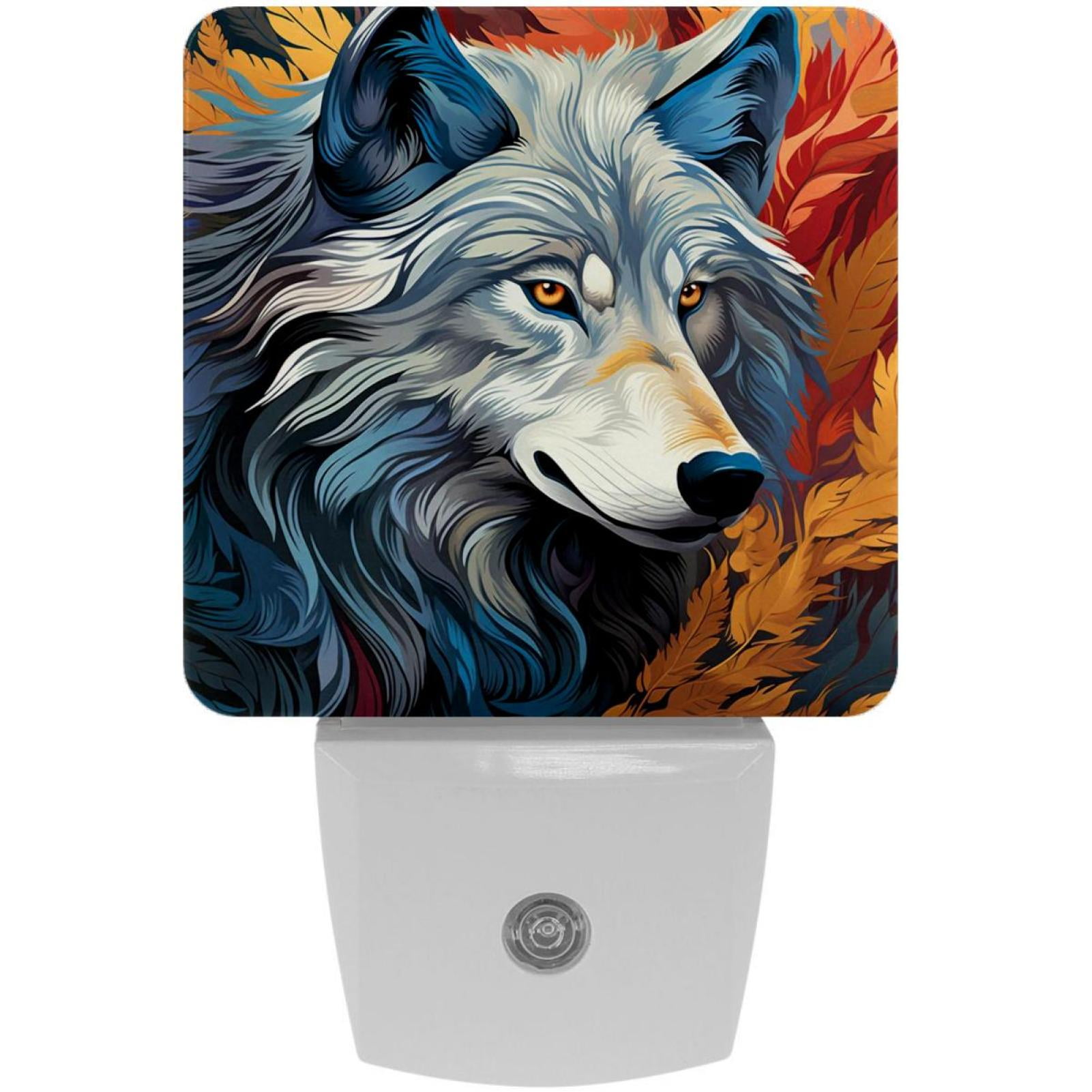 Wolf LED Square Night Lights - Energy Efficient and Contemporary Design ...