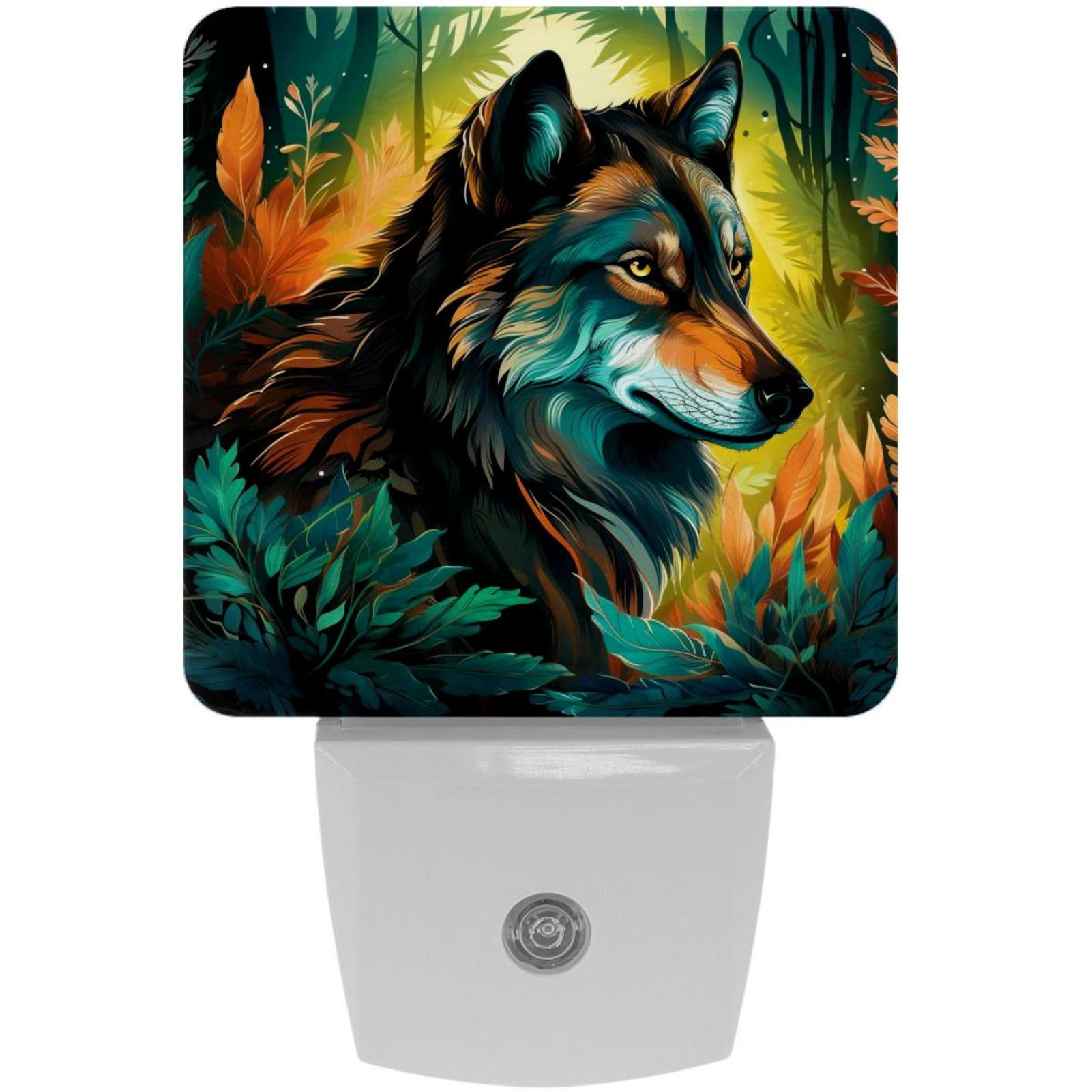 Wolf LED Square Night Lights - Energy Efficient and Contemporary Design ...