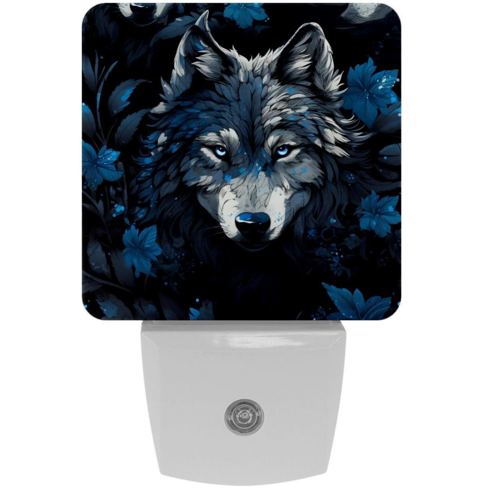 Wolf LED Square Night Lights - Energy Efficient & Elegant Decorative ...