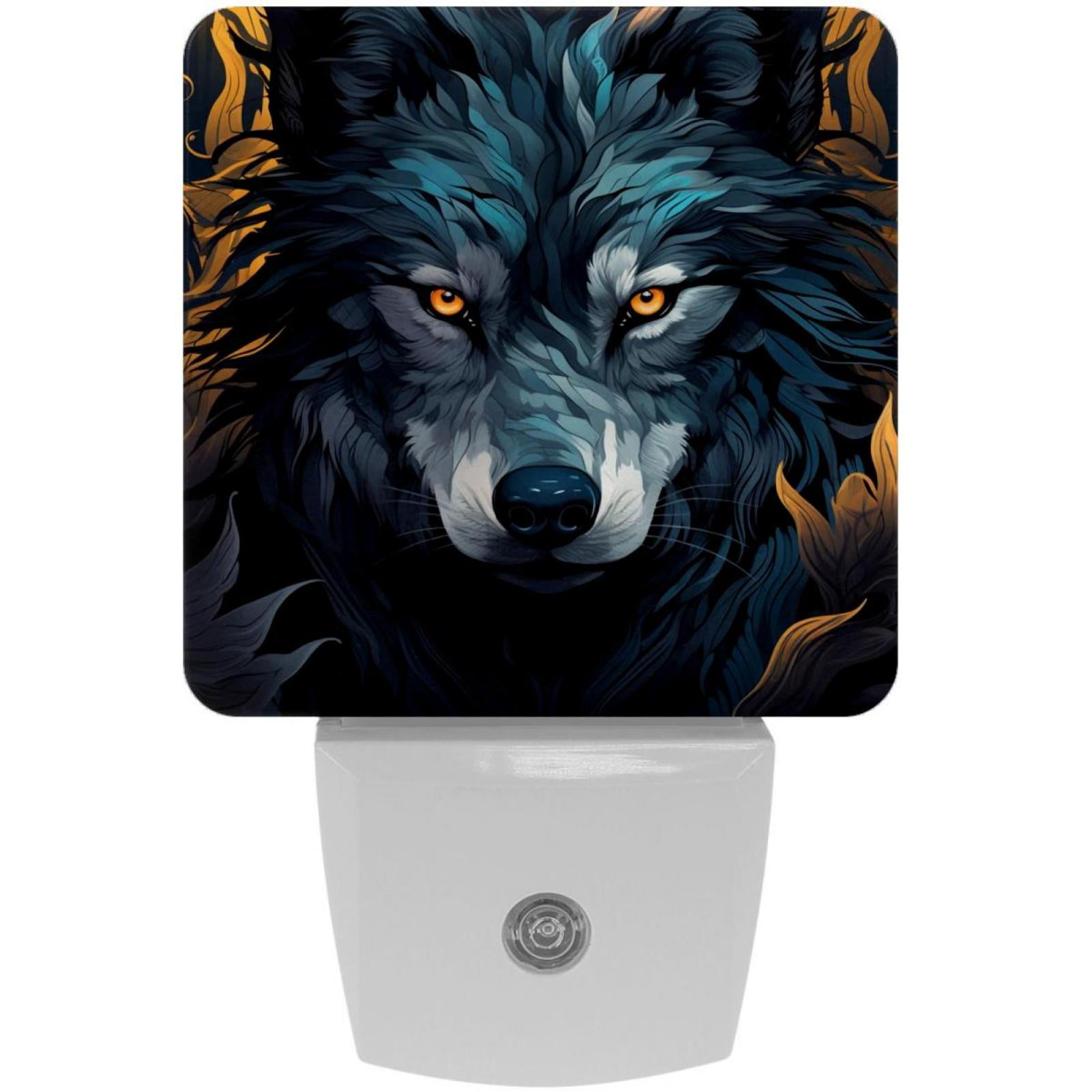 Wolf LED Square Night Lights: Energy-Efficient and Stylish Illumination ...
