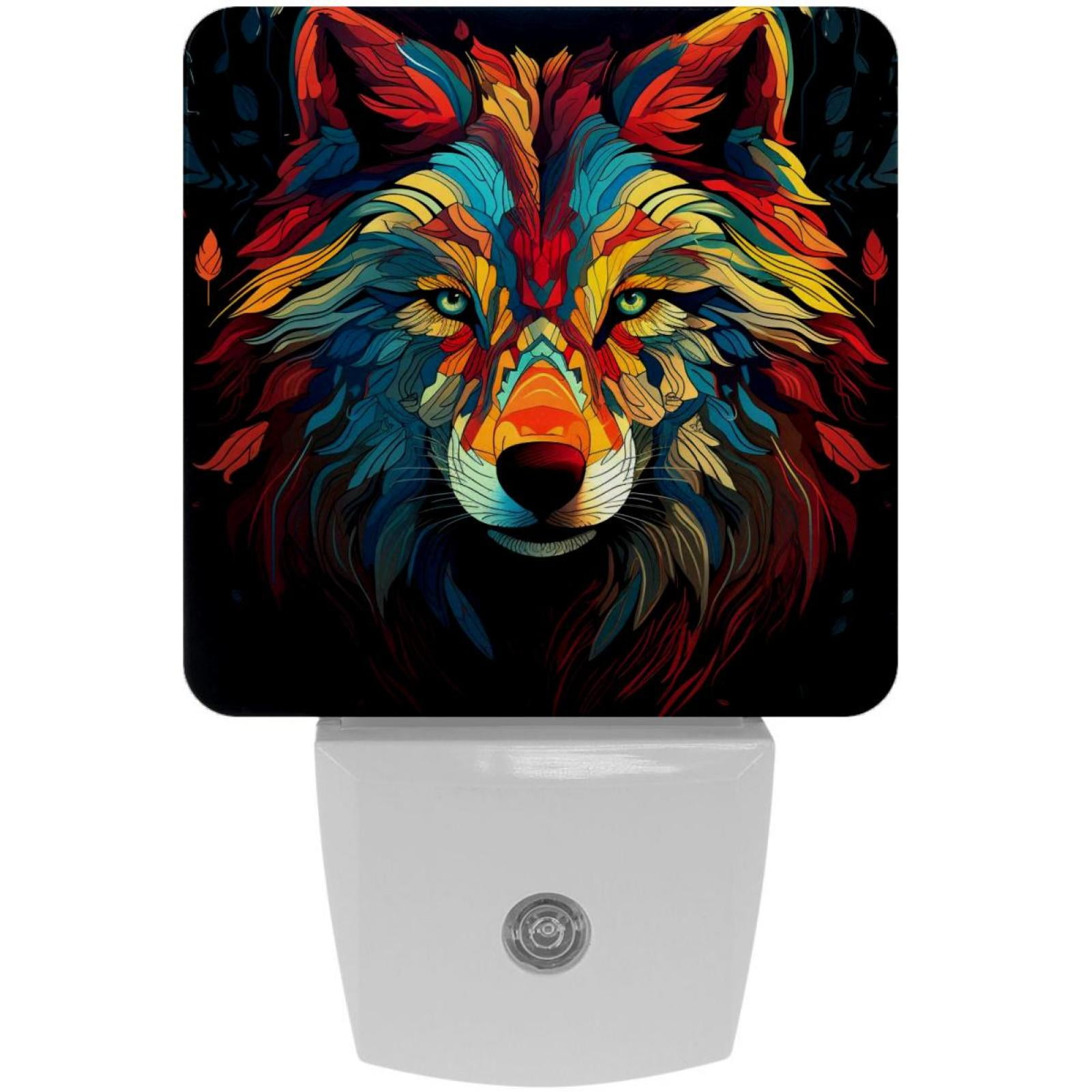 Wolf LED Square Night Lights- Energy Efficient and Stylish Illumination ...