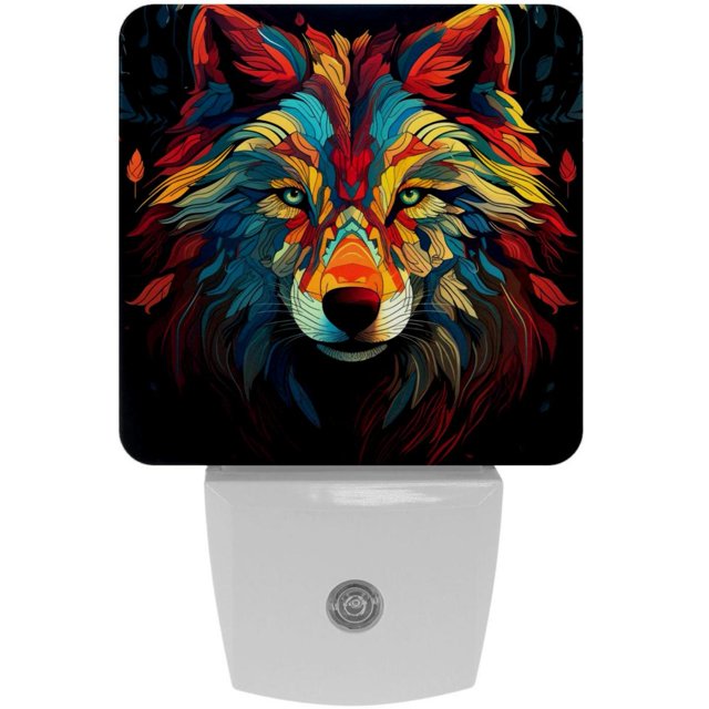 Wolf LED Square Night Lights- Energy Efficient and Stylish Illumination ...