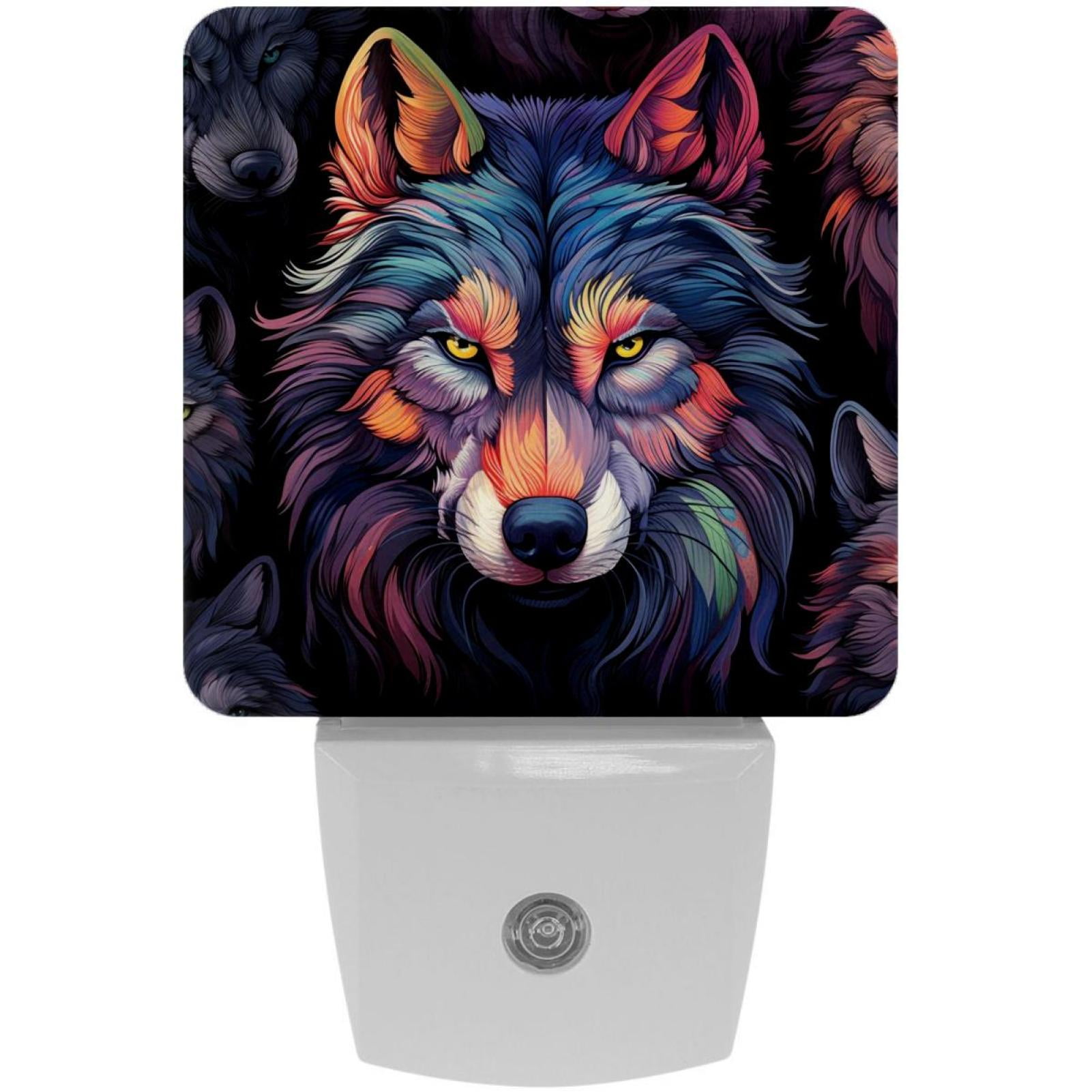 Wolf LED Square Night Lights- Energy Efficient and Stylish Illumination ...