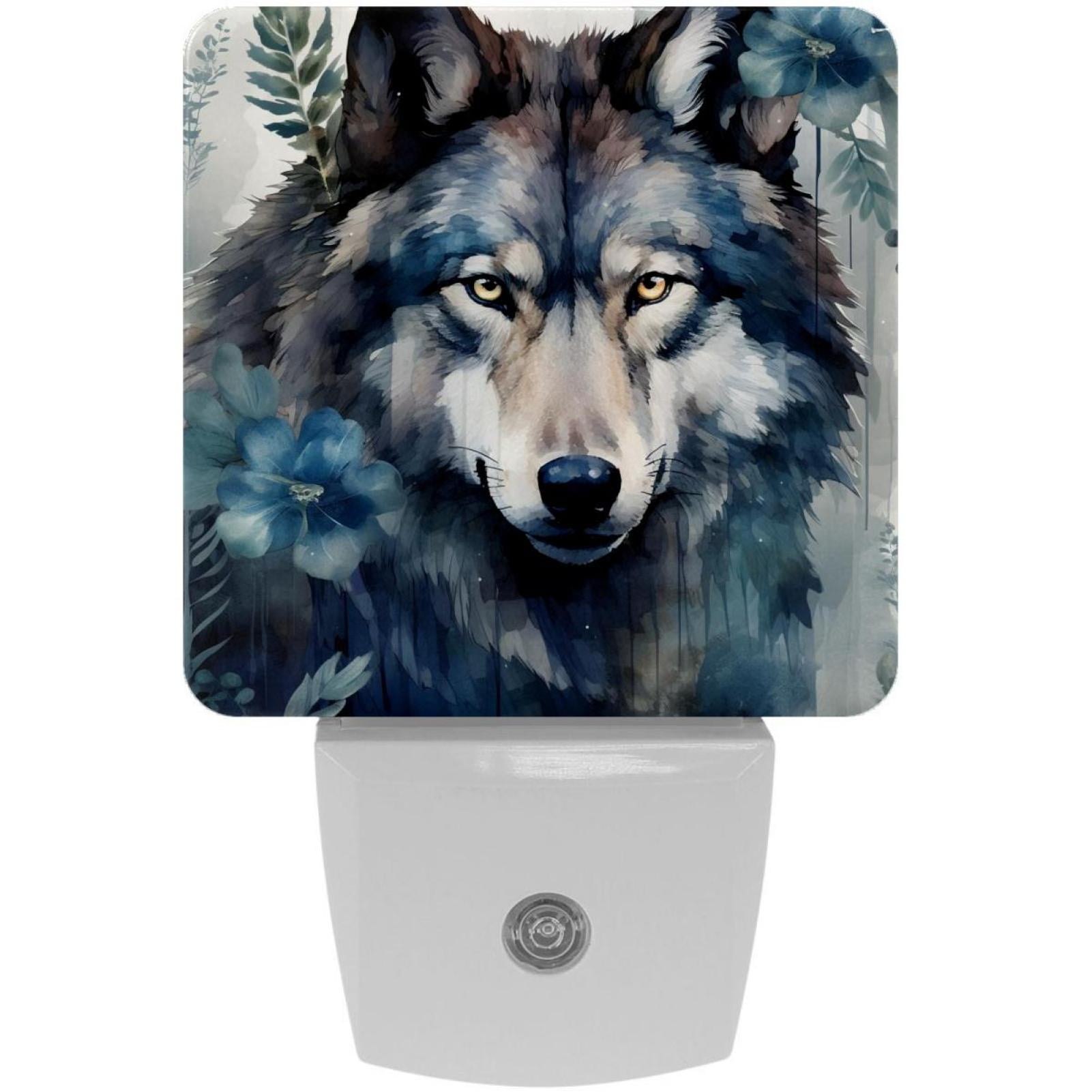 Wolf LED Square Night Lights - Illuminating Your Space with Style ...