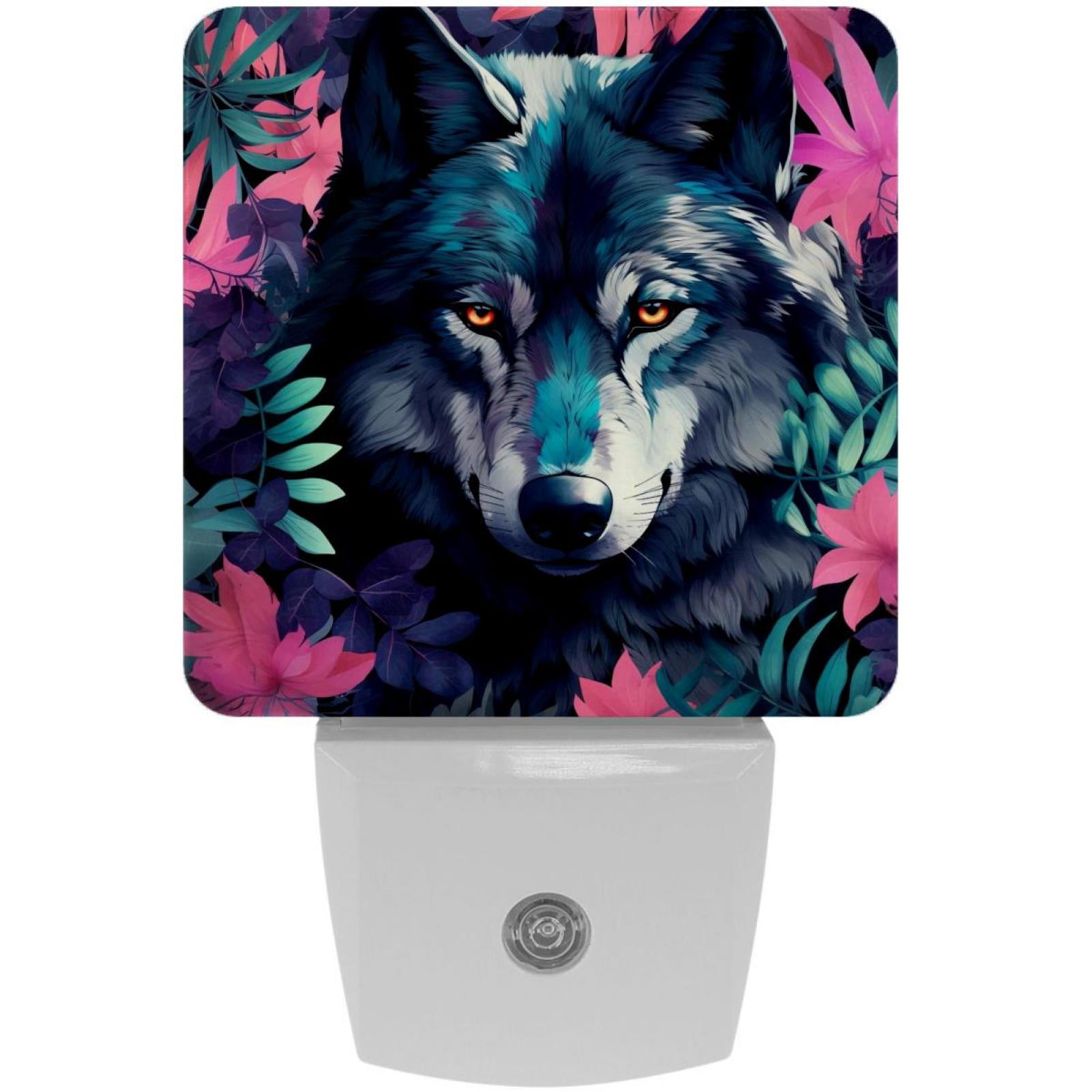 Wolf LED Square Night Lights - Modern Design, Energy Efficient Indoor ...