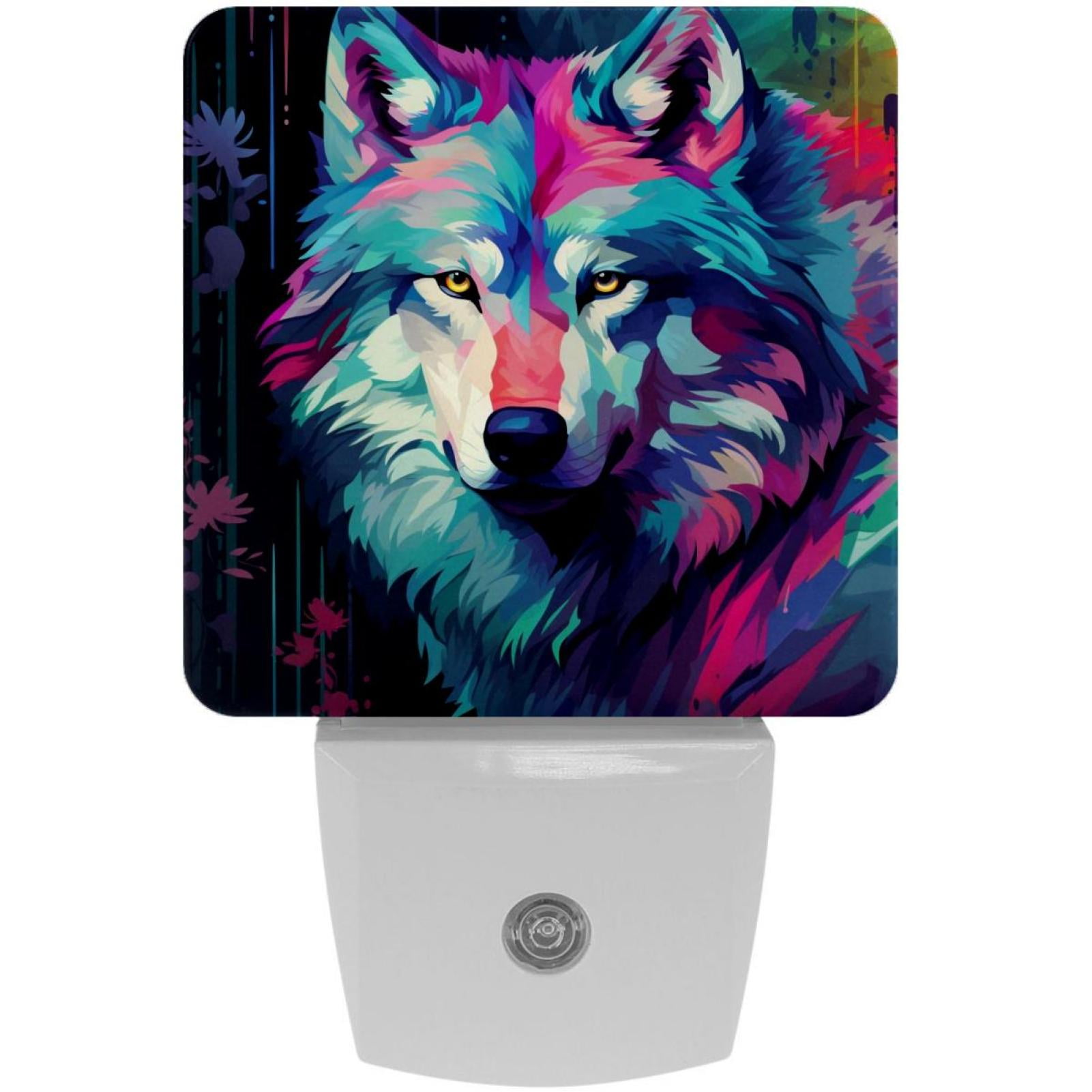Wolf LED Square Night Lights - Modern and Versatile Plug-in Lighting ...