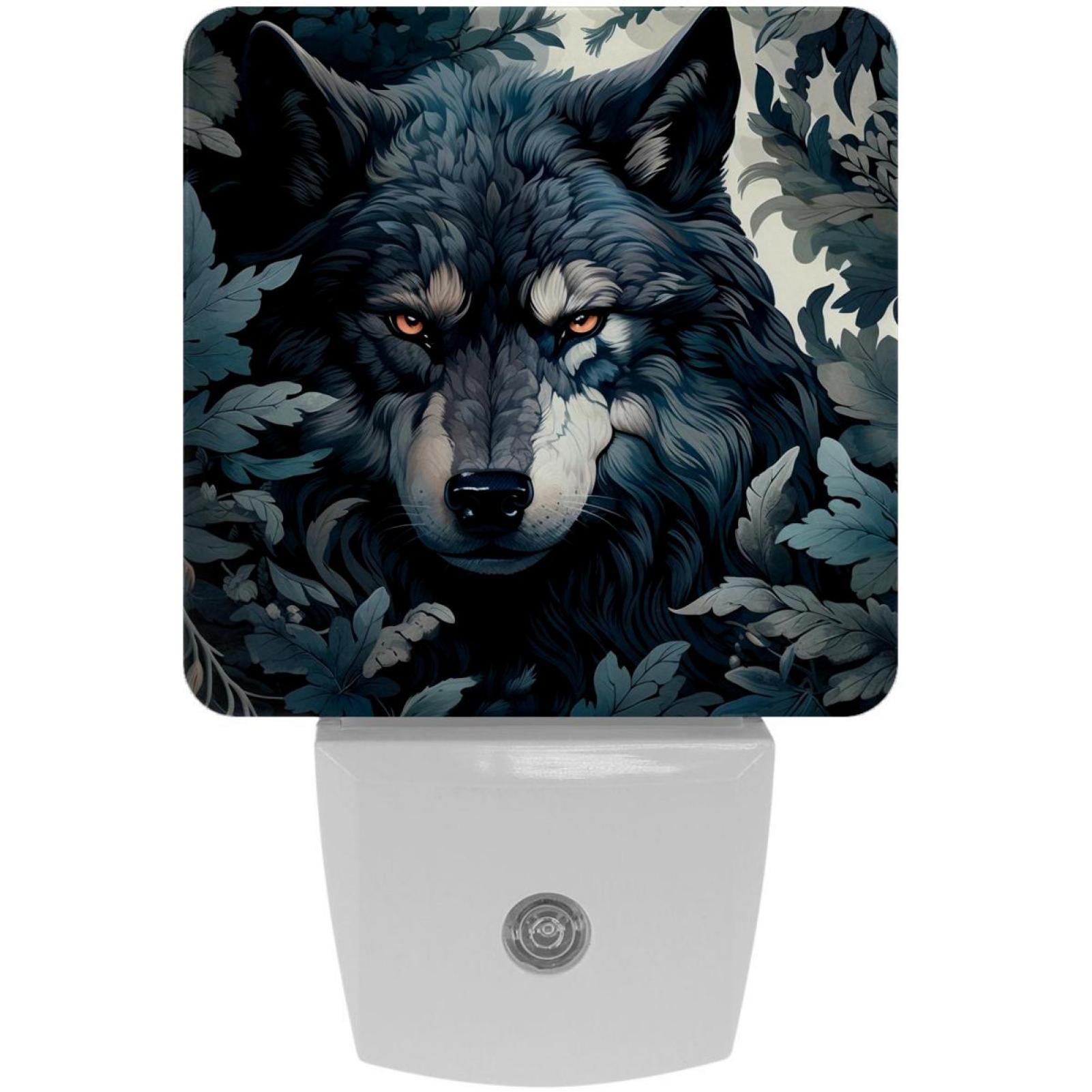 Wolf LED Square Night Lights - Stylish and Energy-Efficient ...