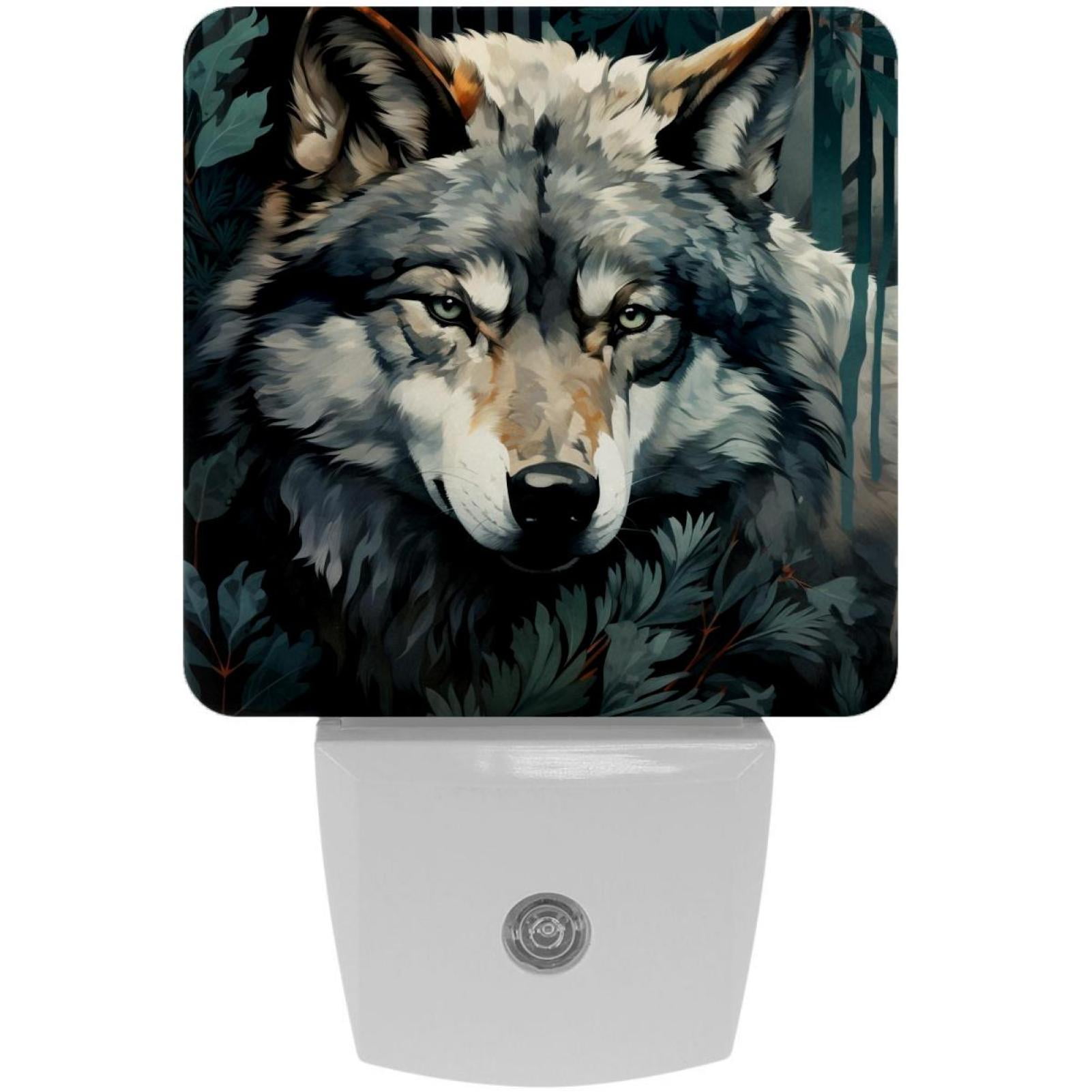 Wolf LED Square Night Lights - Stylish and Energy-Efficient Lighting ...