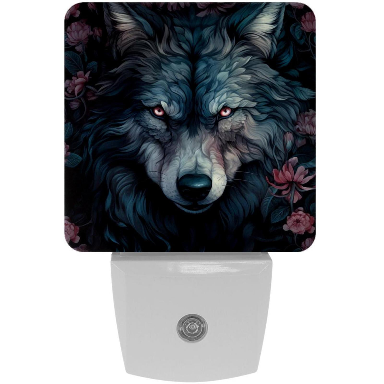 Wolf LED Square Night Lights - Stylish and Energy-Efficient Room ...
