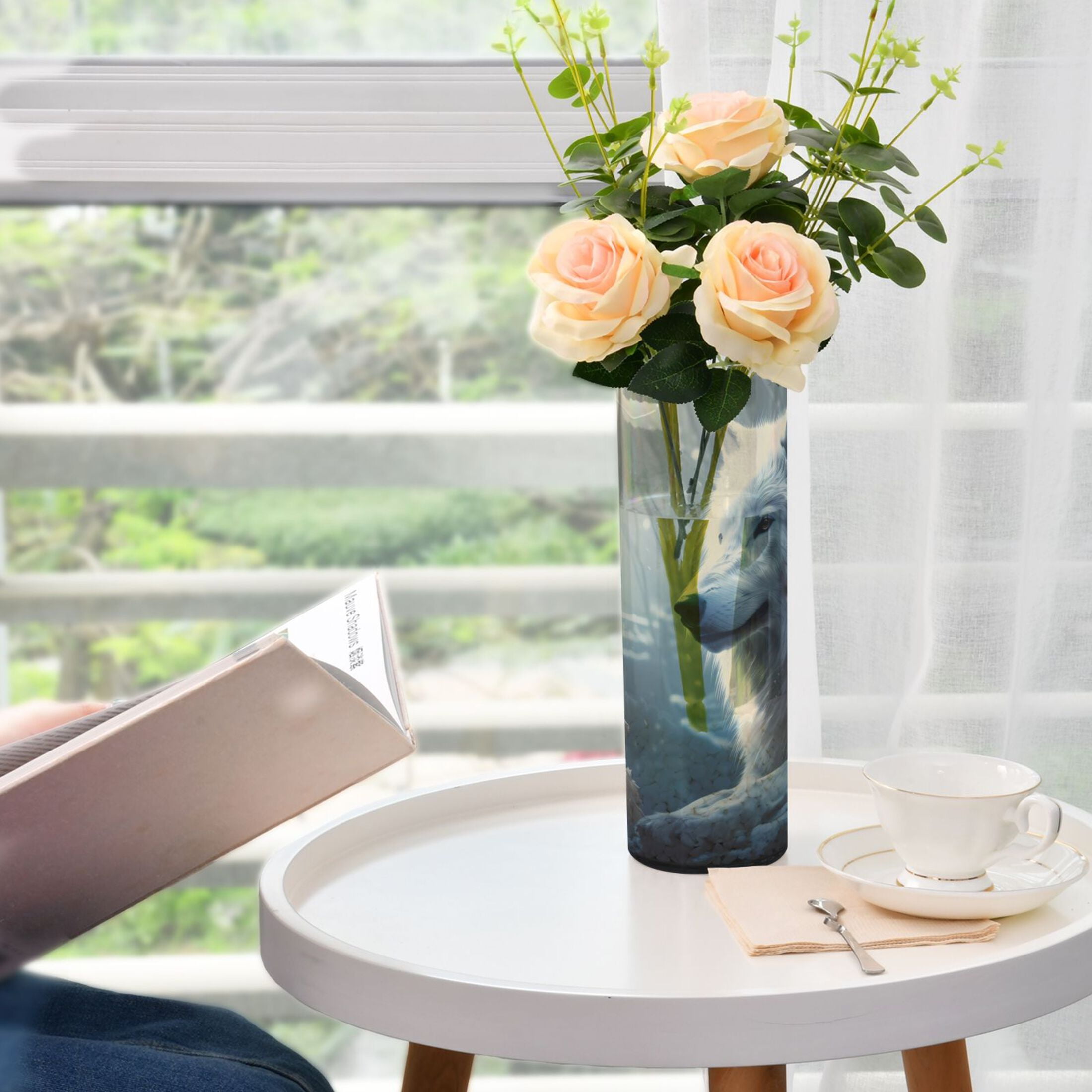 Wolf Leaves Snow Vases for Flowers Modern Decorative Vase Home Decor ...