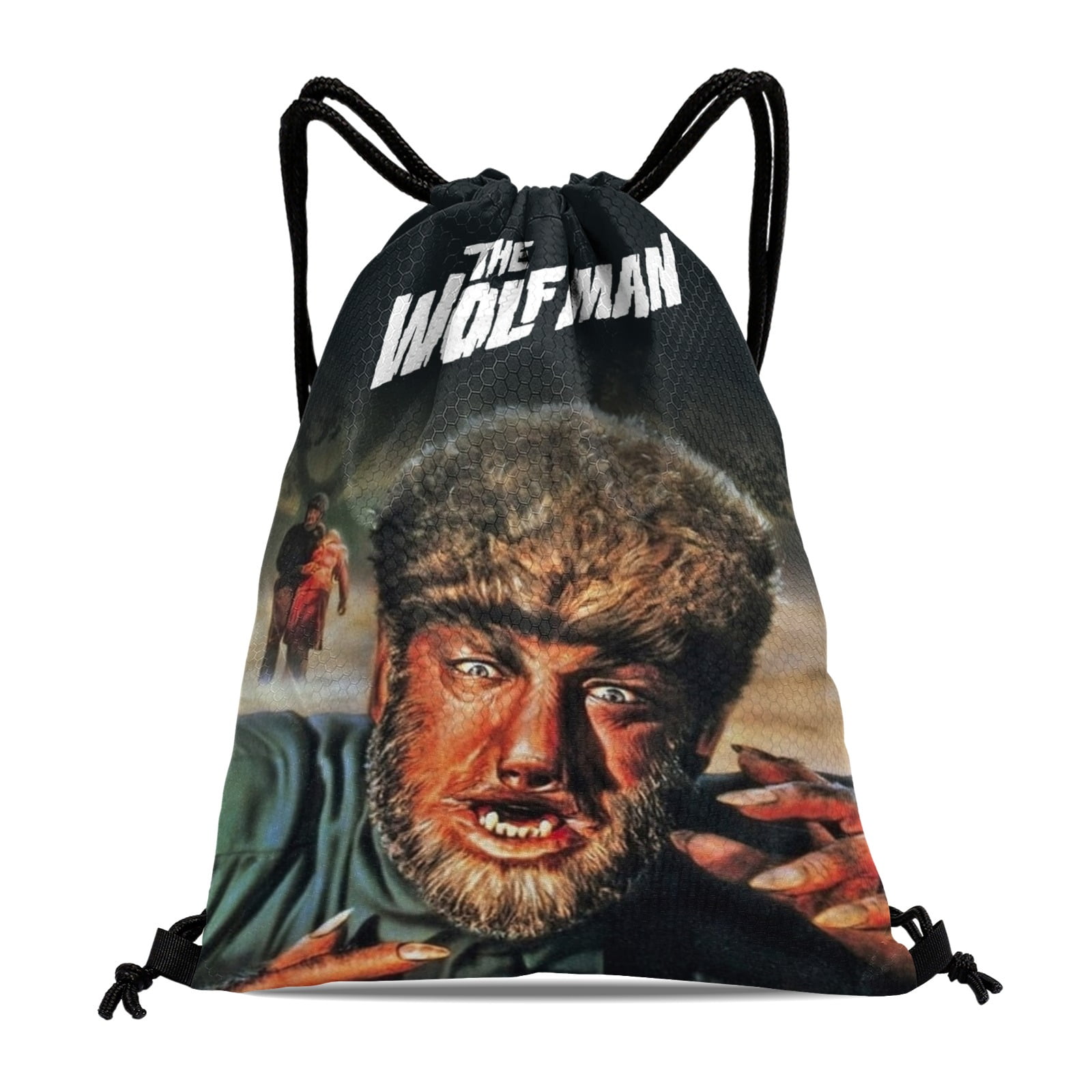 Wolf Man Backpack Bag Goodies Merch Drawstring Party Favors Gym ...